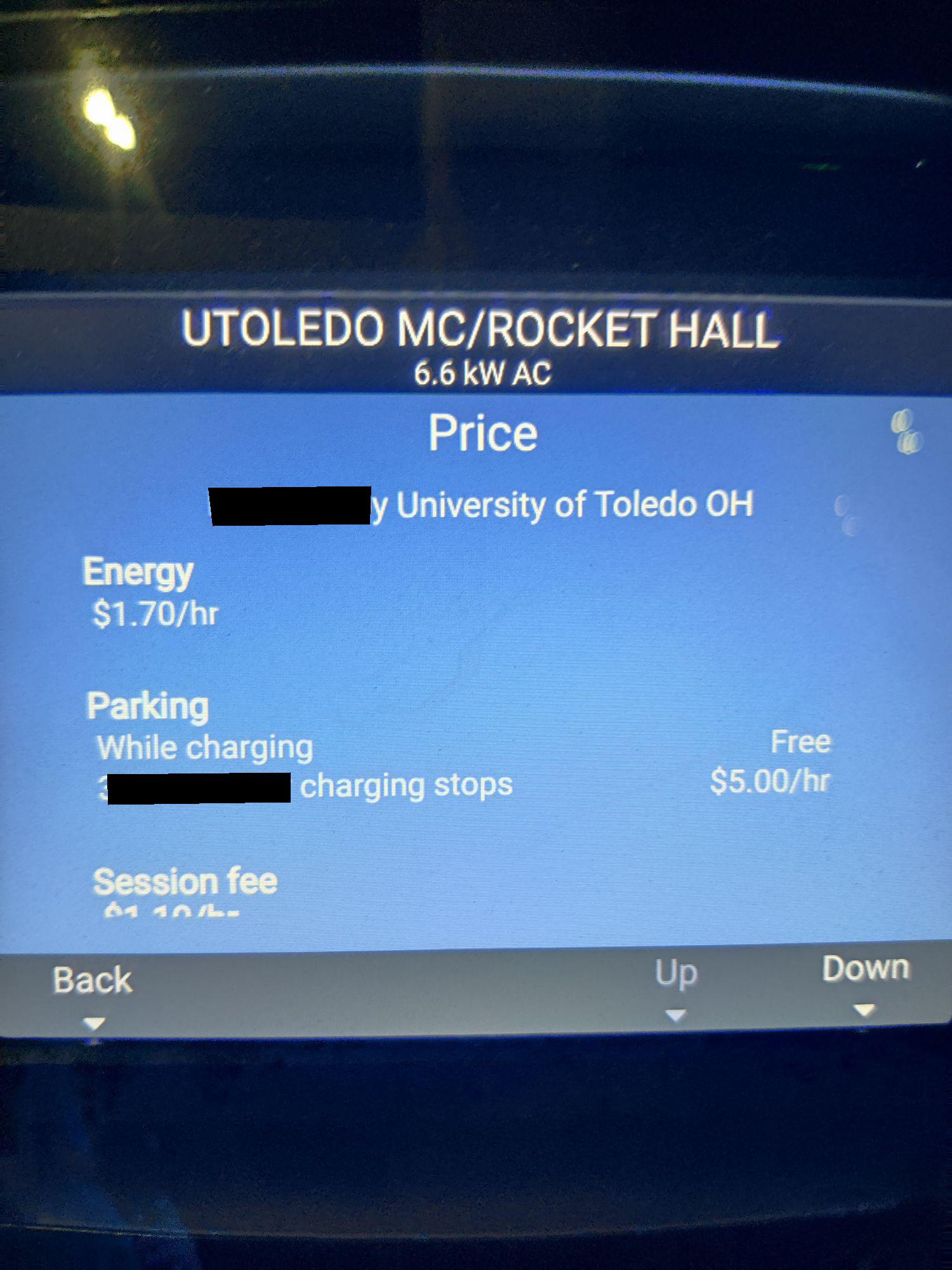 University of Toledo - Rocket Hall | Toledo, OH | EV Station