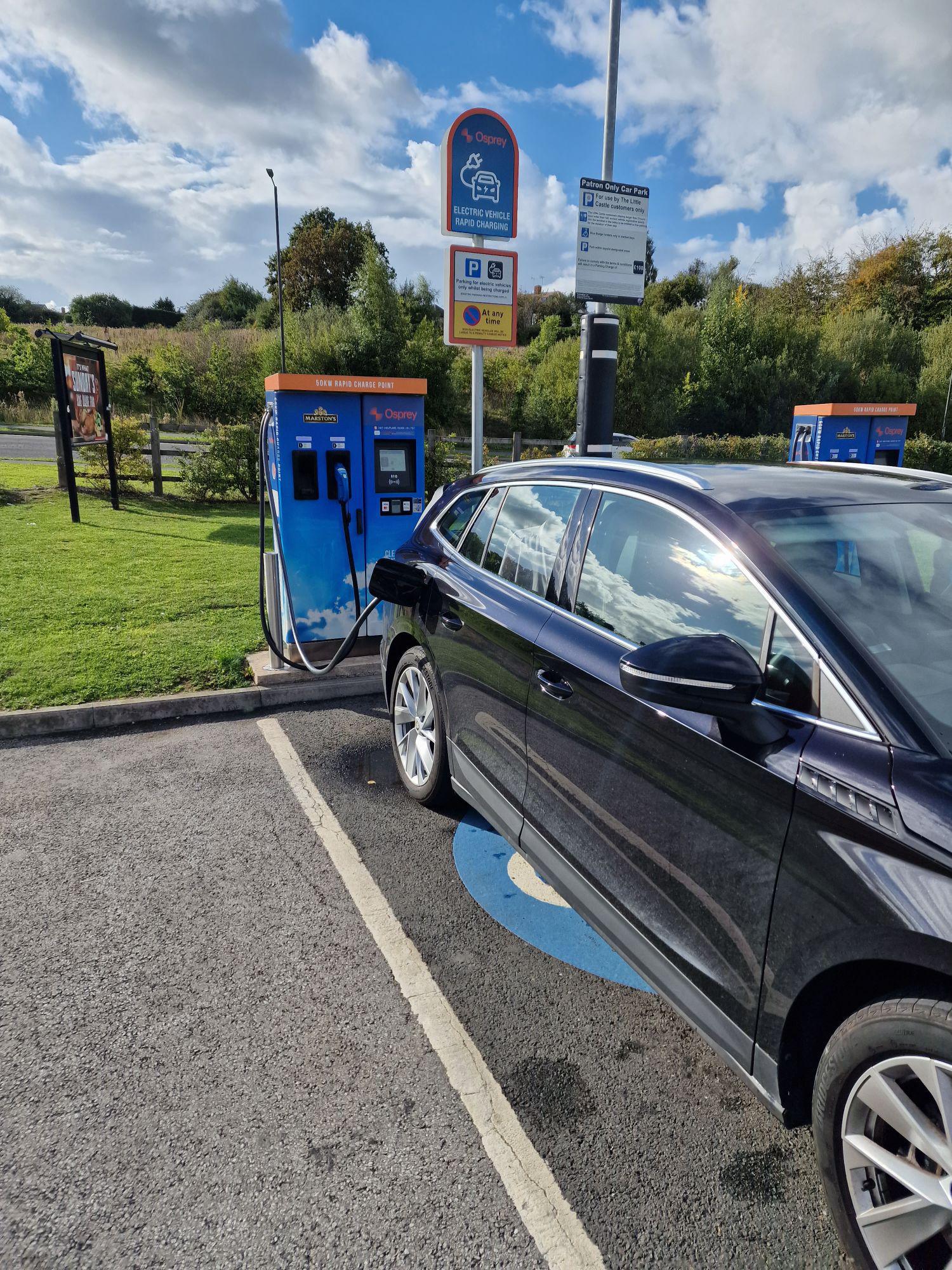 Little Castle Pub & Restaurant | Duckmanton, England | EV Station