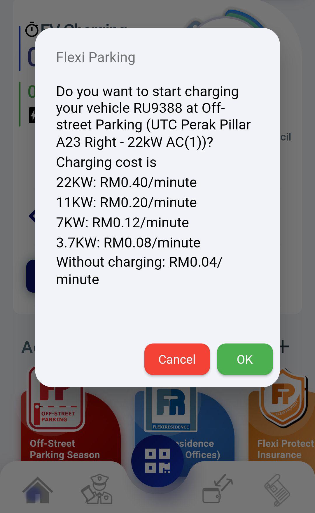 UTC Perak Parking Flexi Parking (22 kW AC) | Ipoh, Perak | EV Station