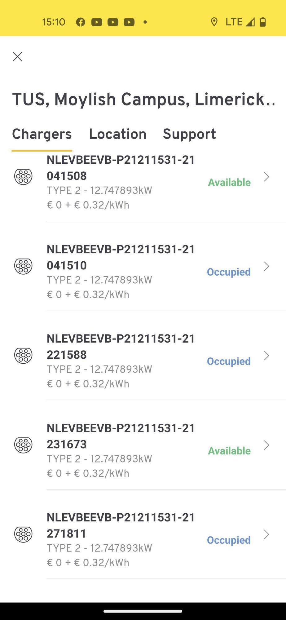 TUS (Moylish Campus) | Limerick, LK | EV Station