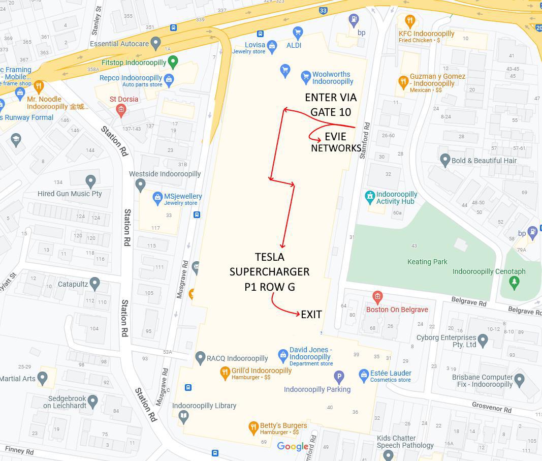 Indooroopilly Shopping Centre (1) | Indooroopilly, QLD | EV Station