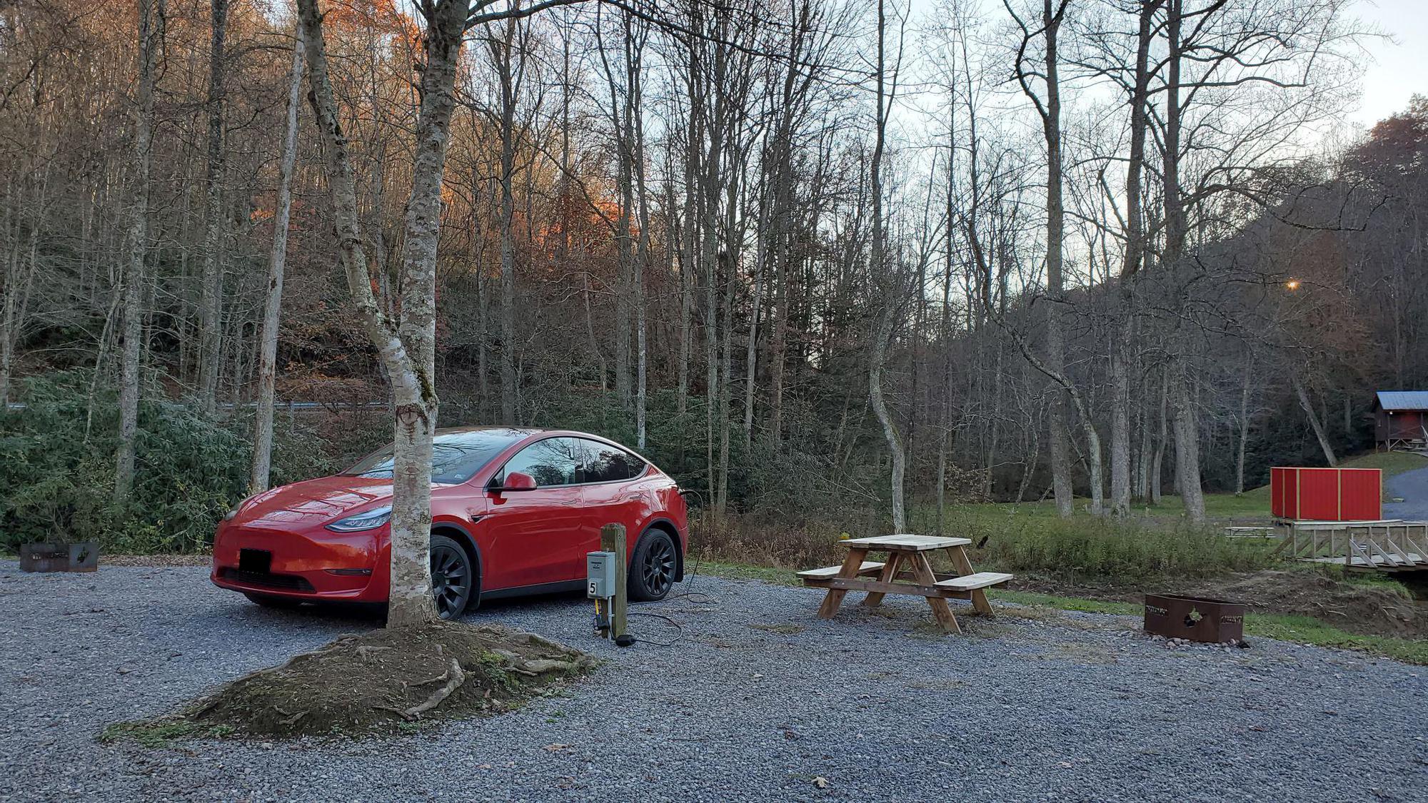 The Outpost - New River Gorge Campground | Fayetteville, WV | EV Station