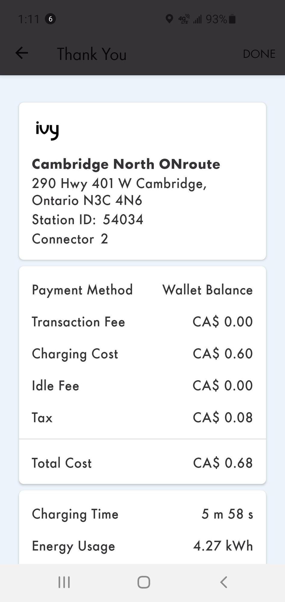 ONroute Cambridge North 401-Westbound | Cambridge, ON | EV Station