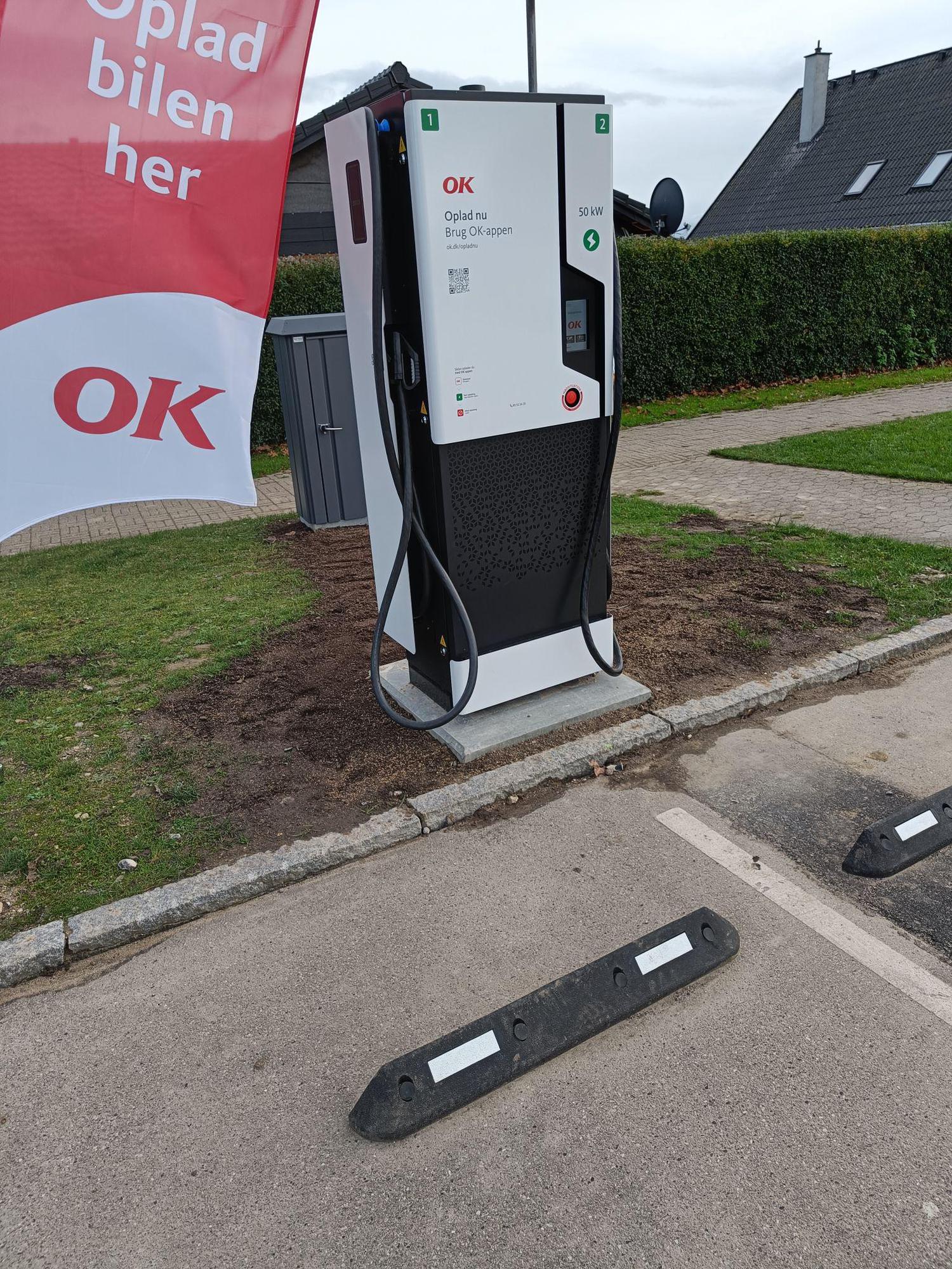 OK SuperBrugsen Dalby | Lindhardsvej 1, 4690 Haslev, Denmark | EV Station