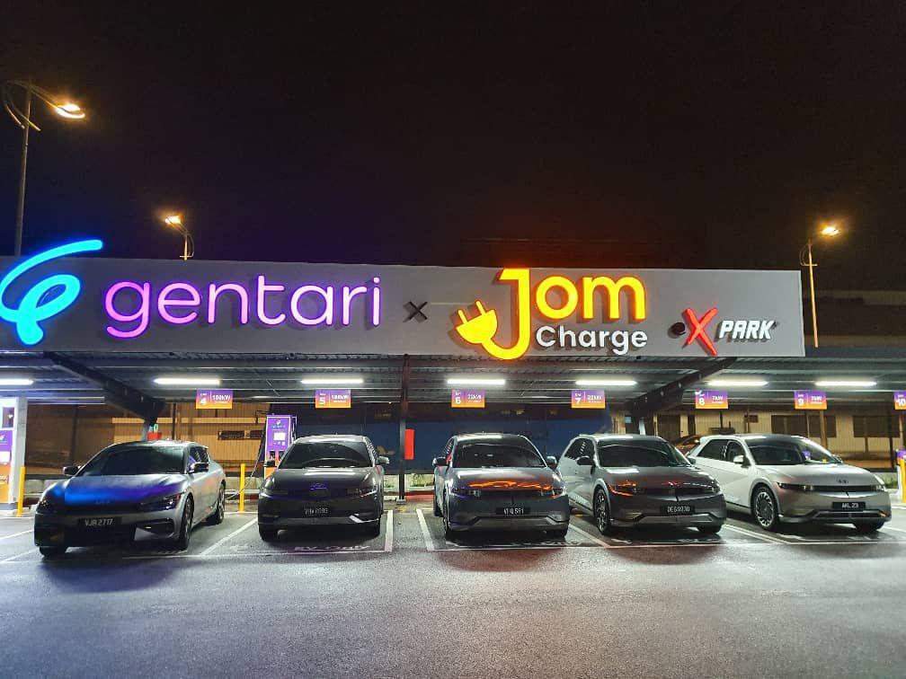 Gentari x JomCharge @ X Park Sunway Serene Charging Hub (22kW AC max ...