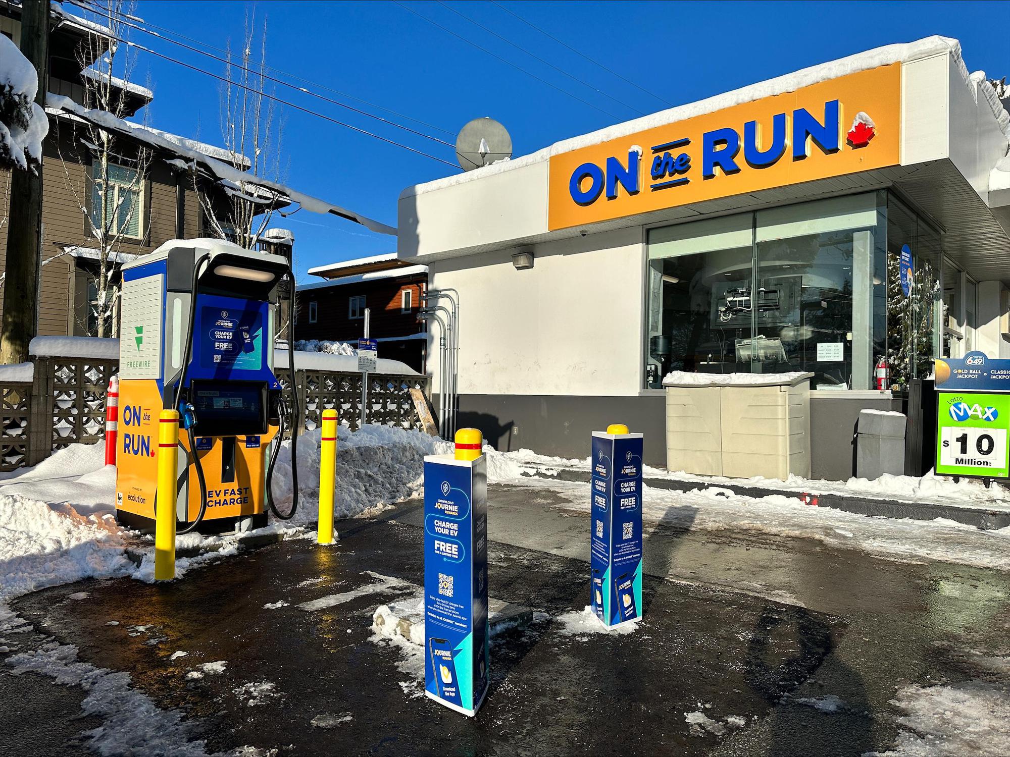 On the Run - Convenience Store | North Vancouver, BC | EV Station