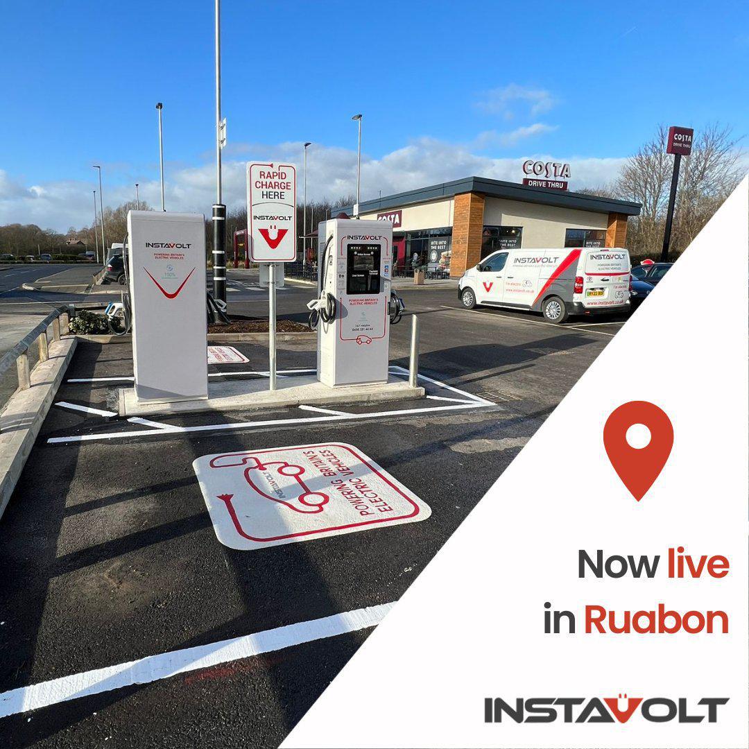 Costa Ruabon | Ruabon, Wales | EV Station