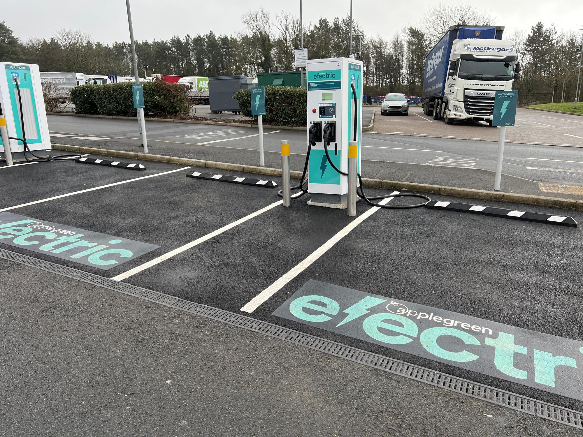 Welcome Break Sarn Park Services M4 (3) | Sarn, Wales | EV Station