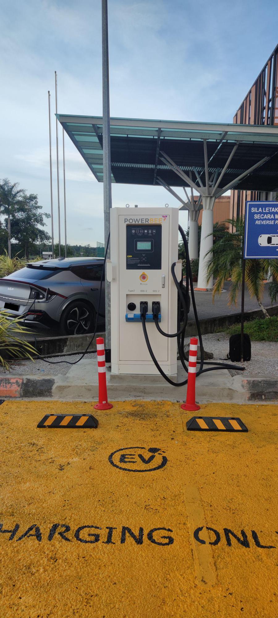 Powerbee @ CENTEXS (22 kW AC; 120 kW DC) | Kuching, Sarawak | EV Station