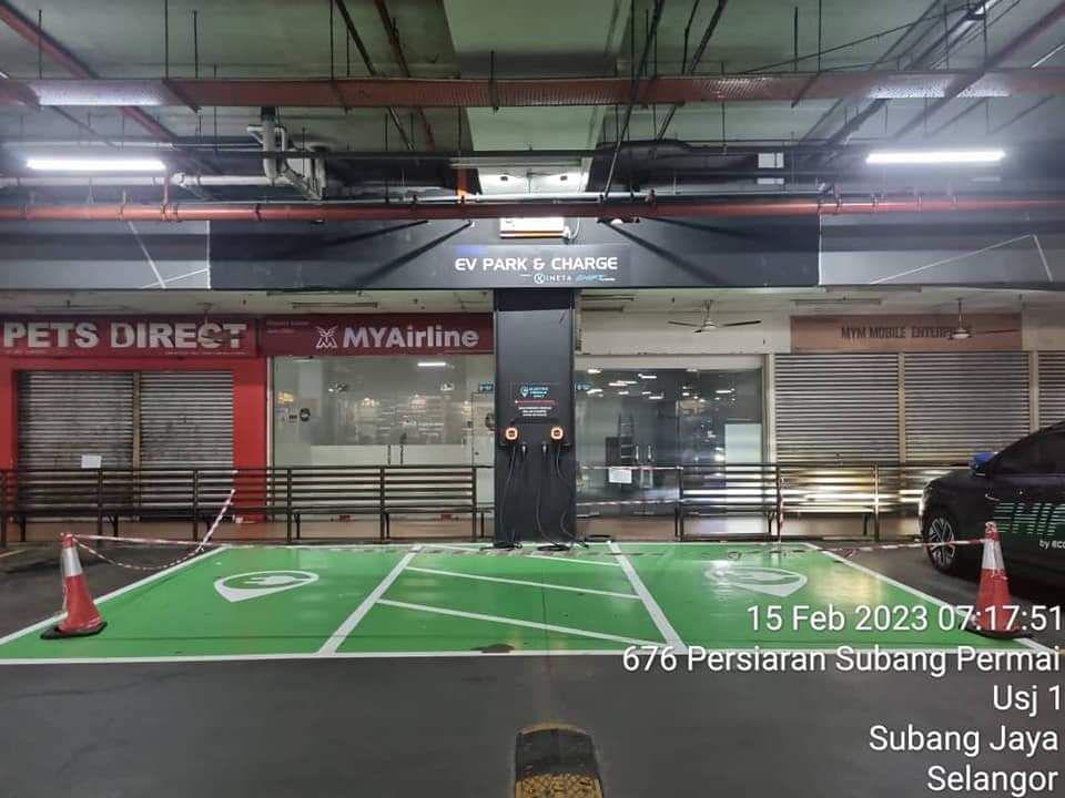 Kineta | MYDIN Subang Jaya (22kW AC) | Subang Jaya, Selangor | EV Station