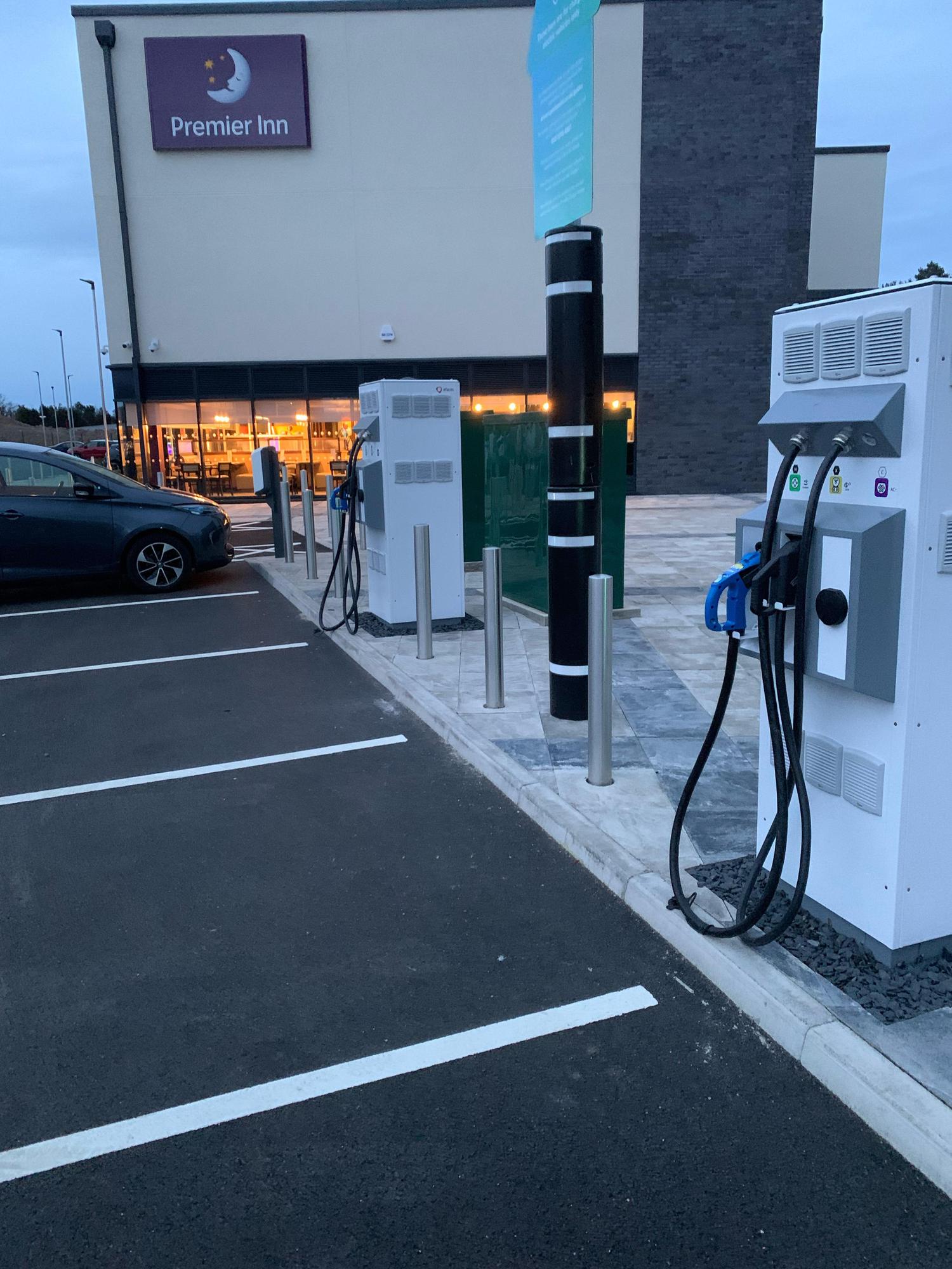 Premier Inn Alnwick | South Road, Alnwick, NE66 2PF | EV Station