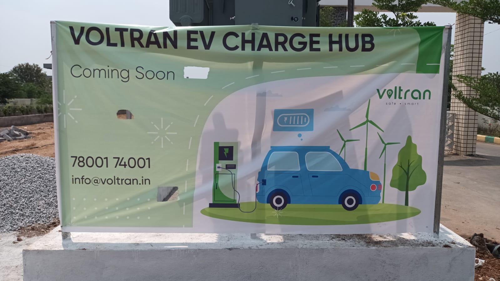Voltran TATA Charge Hub Suryapet | Pillala Marri Rural, TS | EV Station