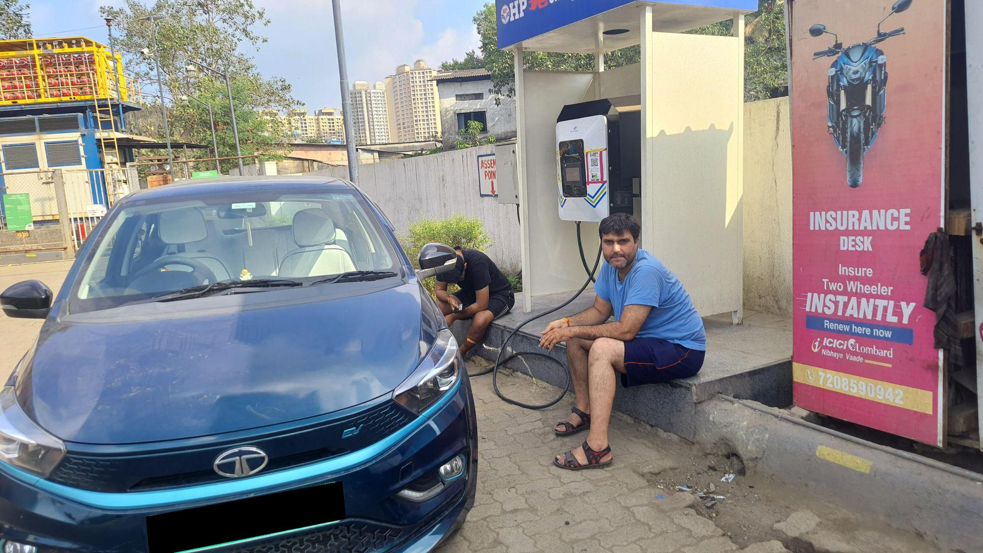 Powerbank Mira Bhayander Namaskar Petrol pump Charging Station | Mira ...