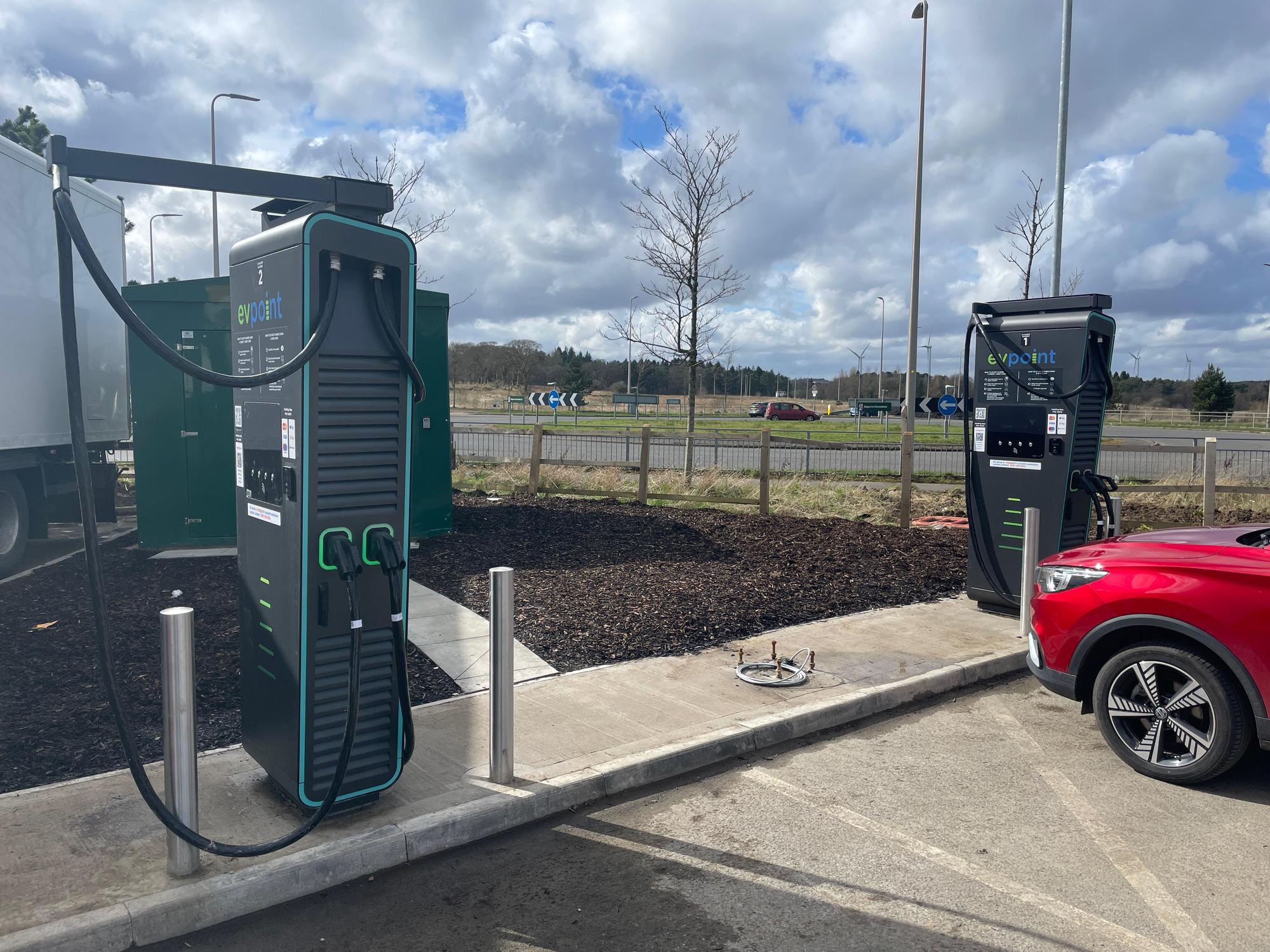 Hartlands Services | Whitburn, Scotland | EV Station
