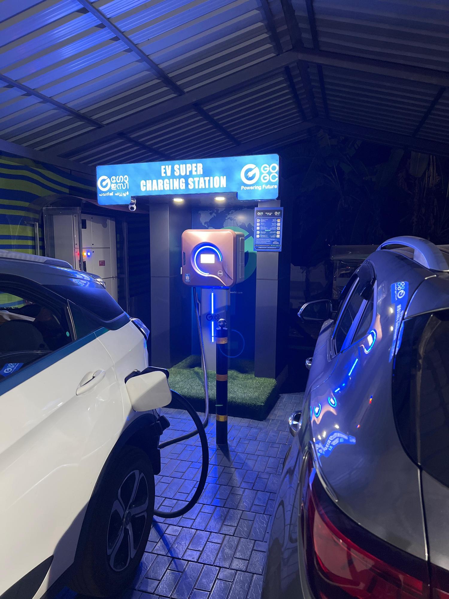 GO EC Smart EV super charging station | Thrissur, KL | EV Station