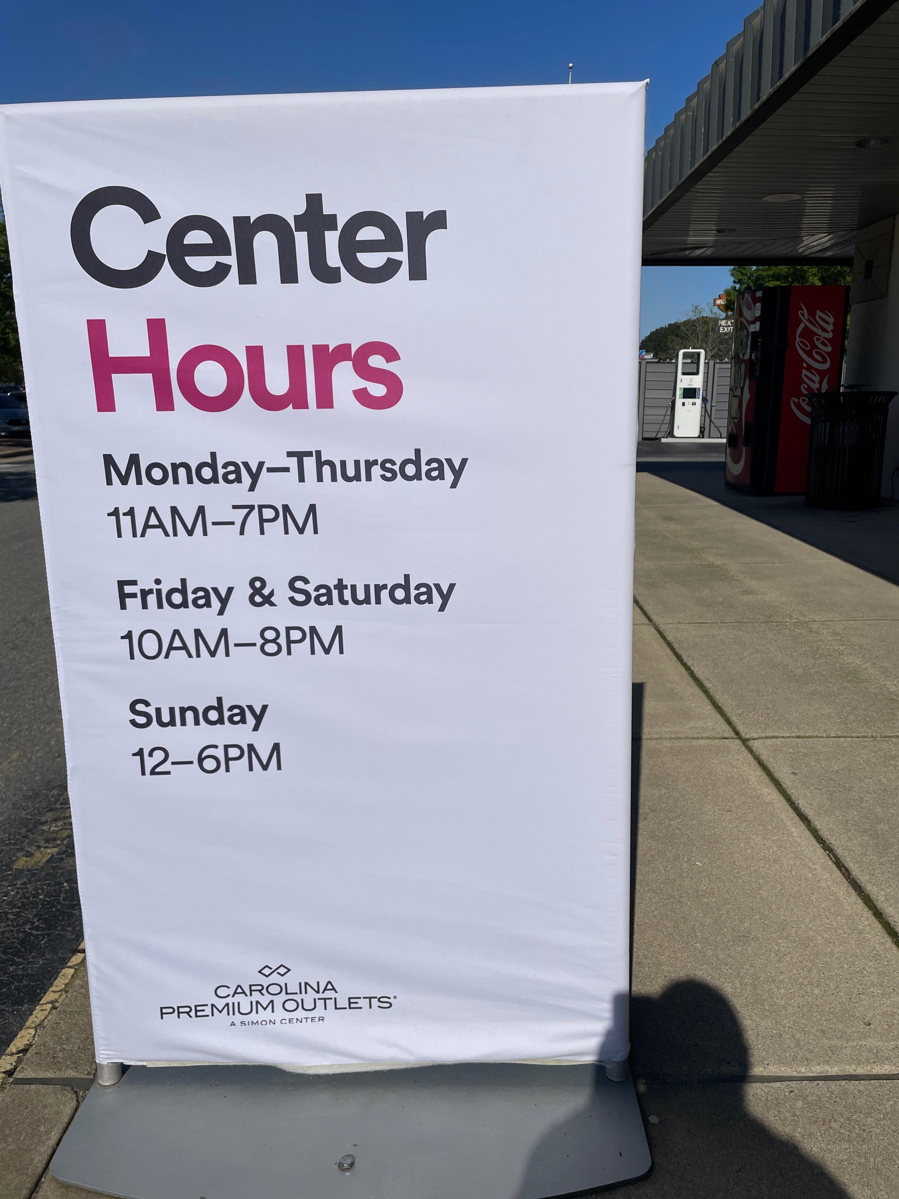 Carolina Premium Outlets | Smithfield, NC | EV Station