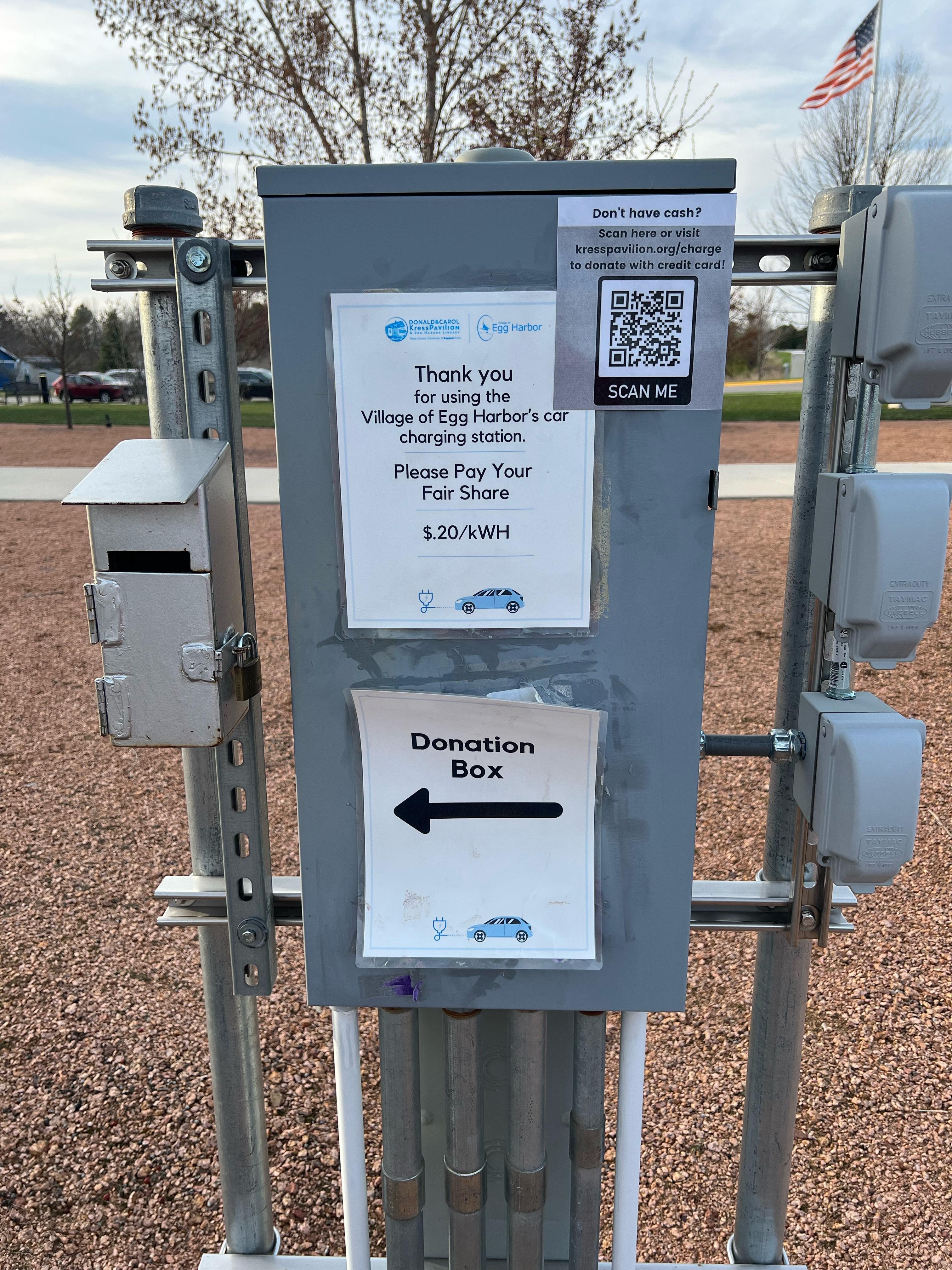 Kress Pavilion and Egg Harbor Library | Egg Harbor, WI | EV Station