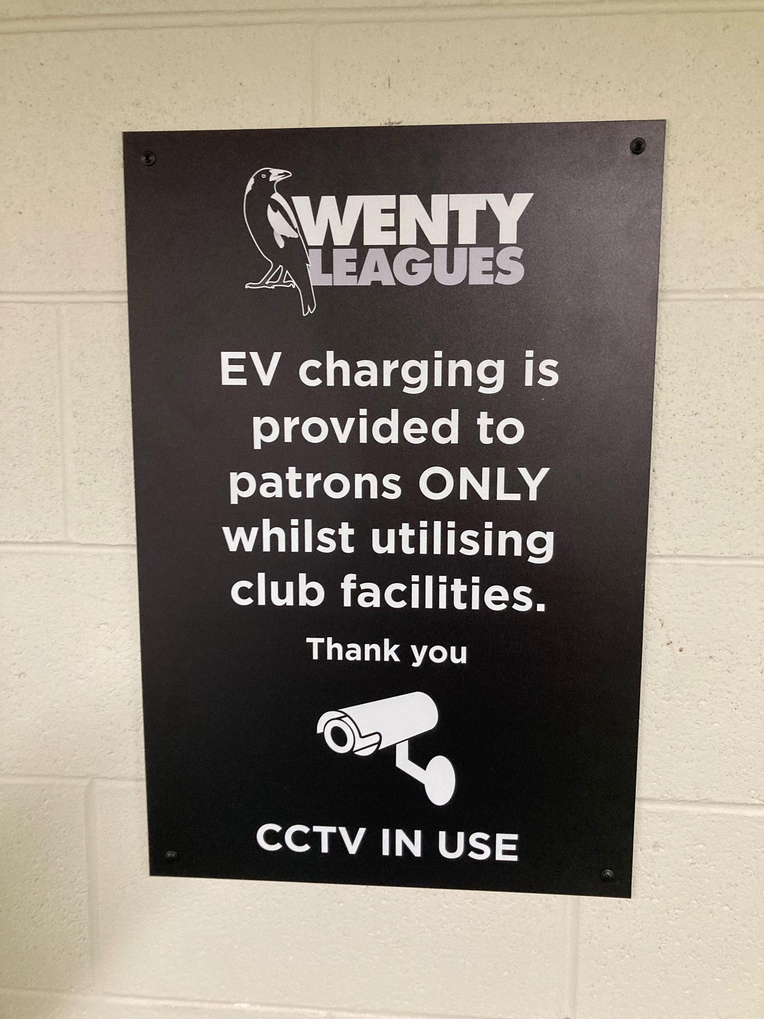 Wenty Leagues Club | Wentworthville, NSW | EV Station