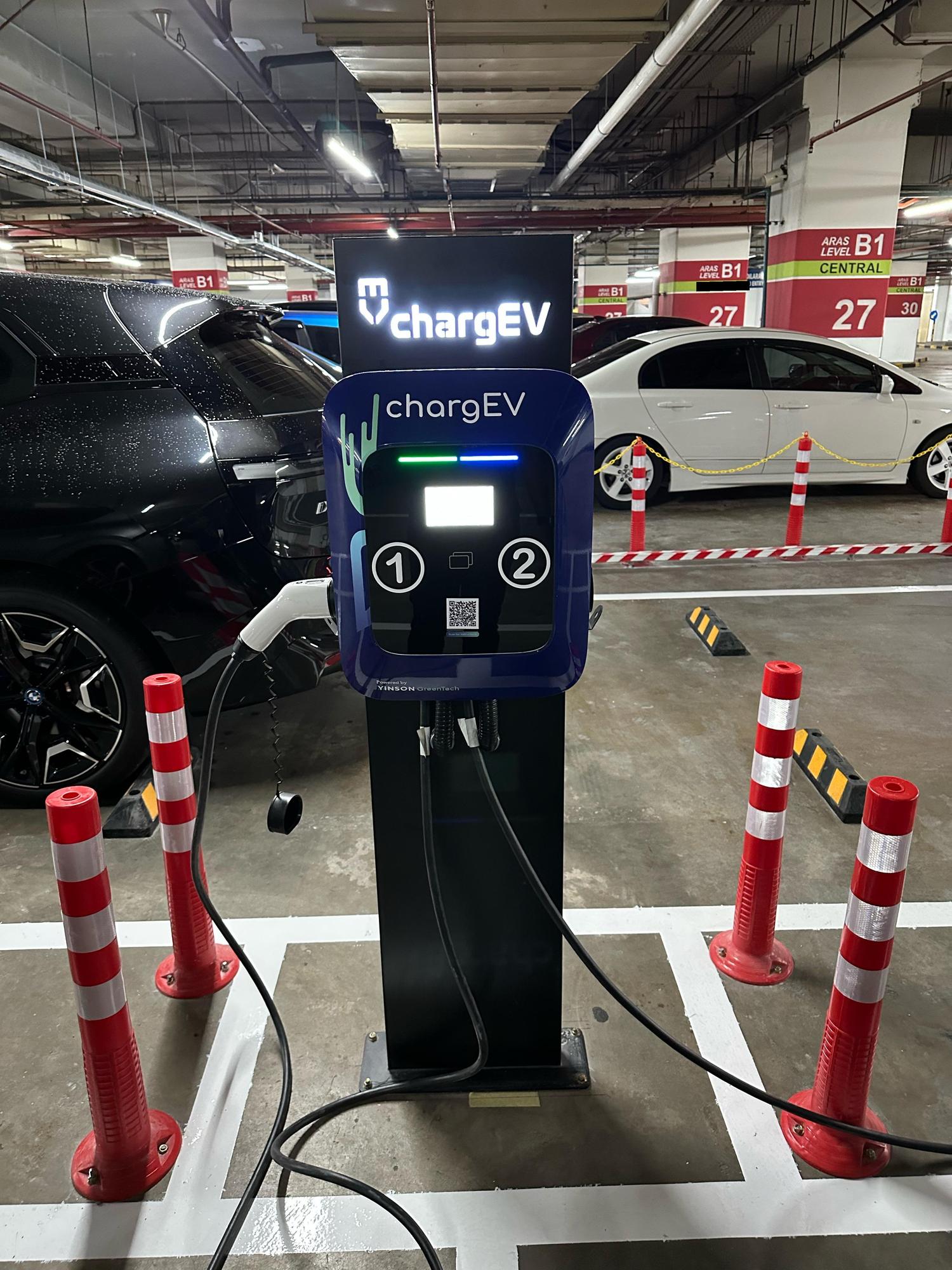 chargEV - Berjaya Times Square (Gate 2; Basement B1) (22 kW AC) | Kuala ...