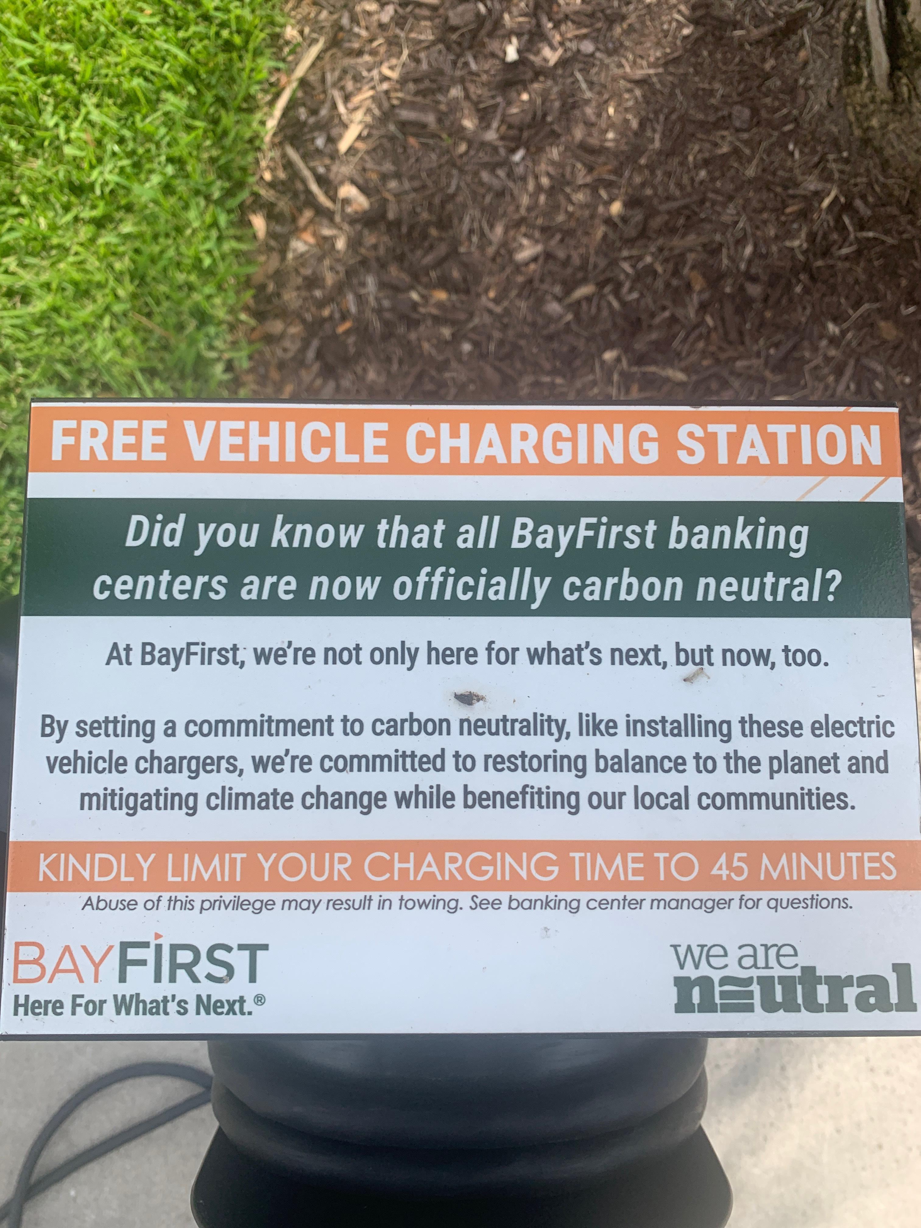 BayFirst bank | Clearwater, FL | EV Station
