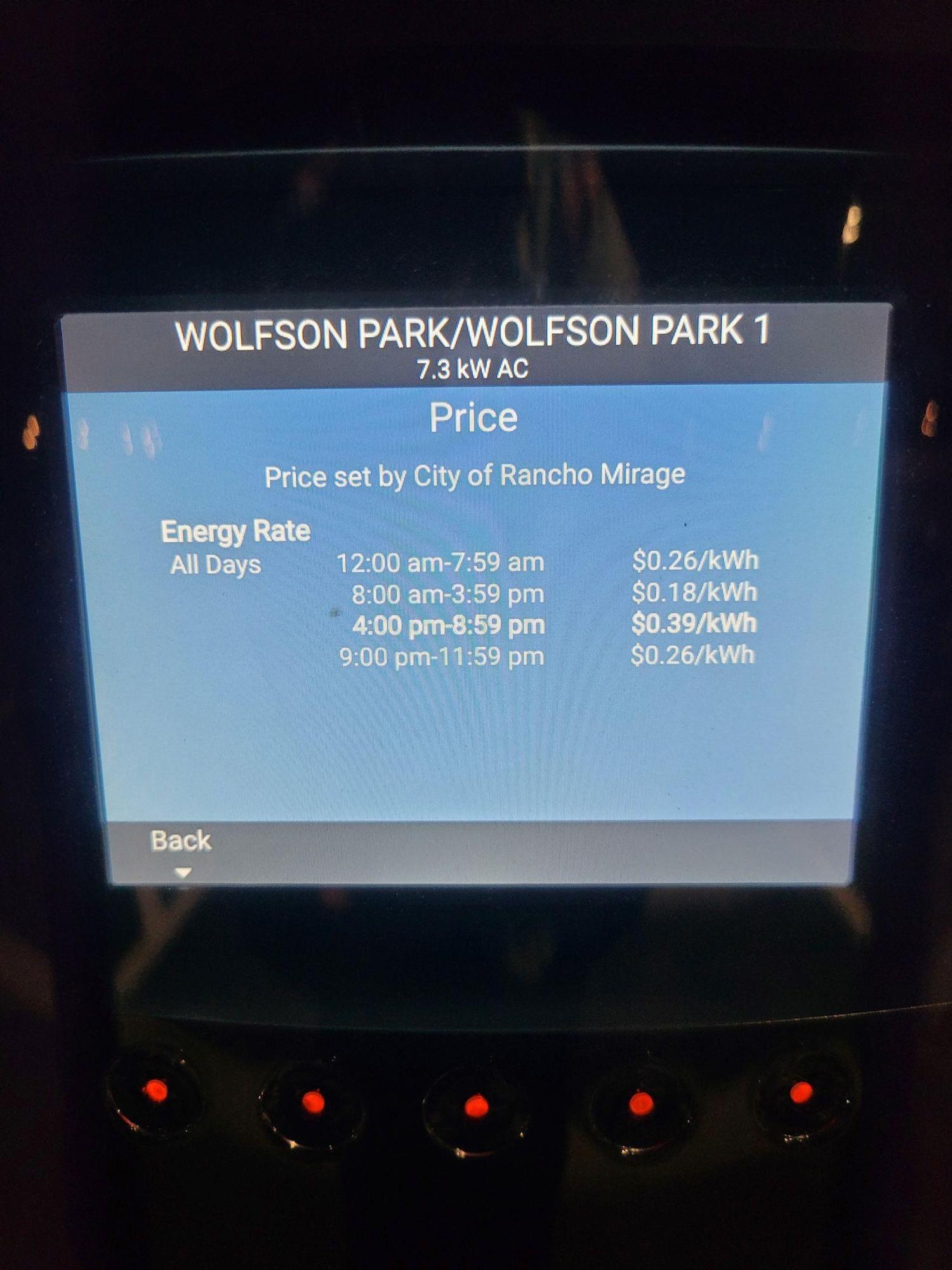 Michael S. Wolfson Park | Rancho Mirage, CA | EV Station