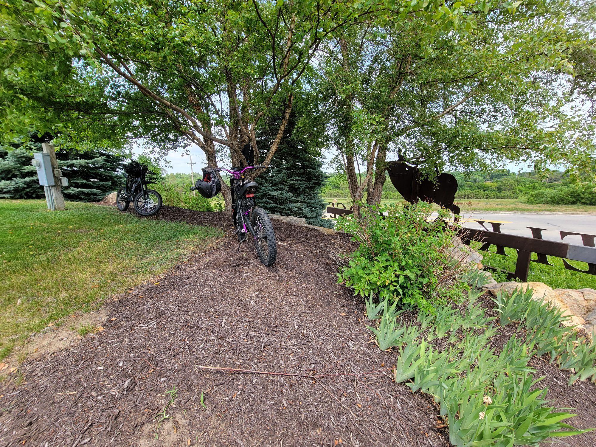 Elk Ridge Neighborhood Sign | Douglas, NE | EV Station
