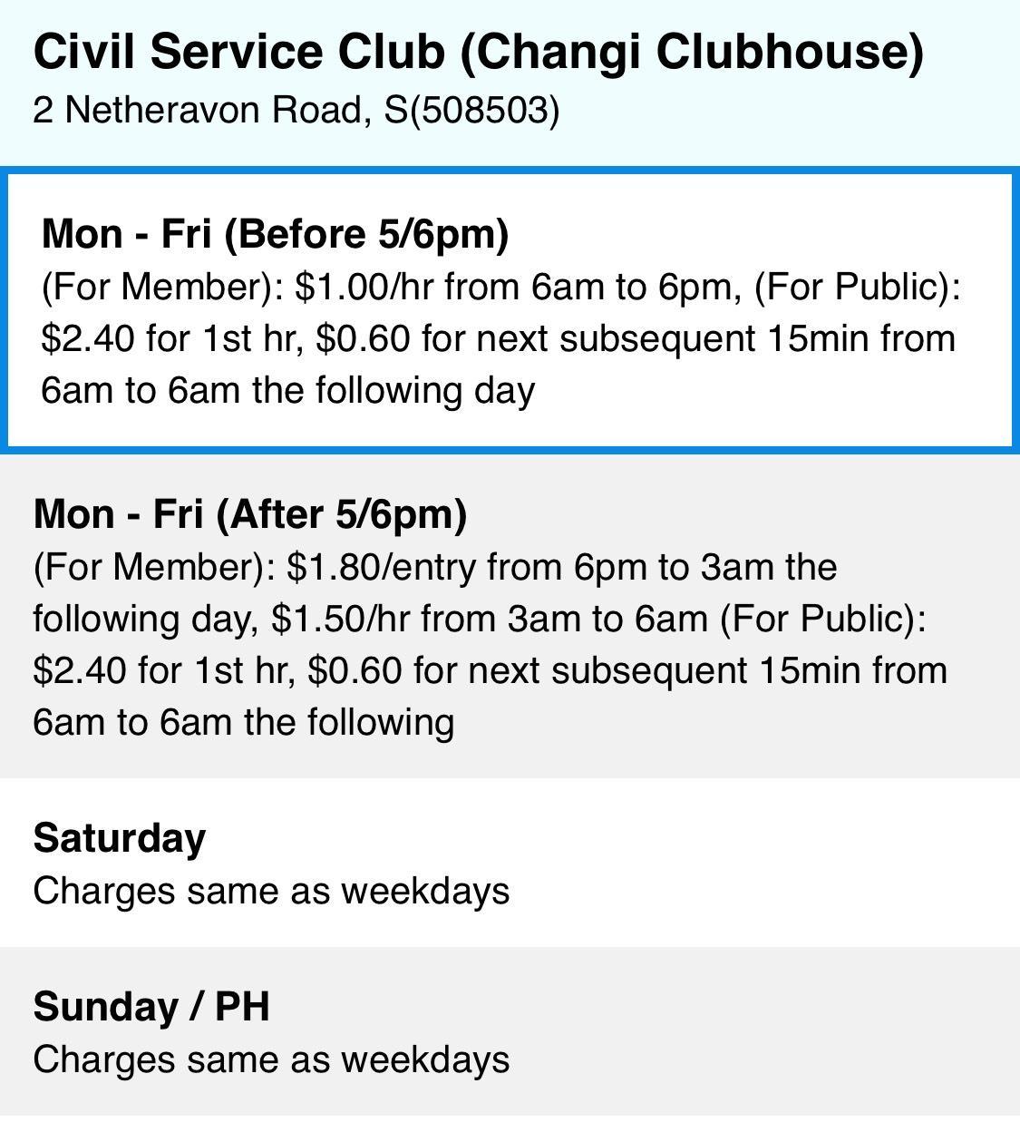 SP: Civil Service Club @ Changi | 2 Netheravon Rd, Singapore 508503 ...