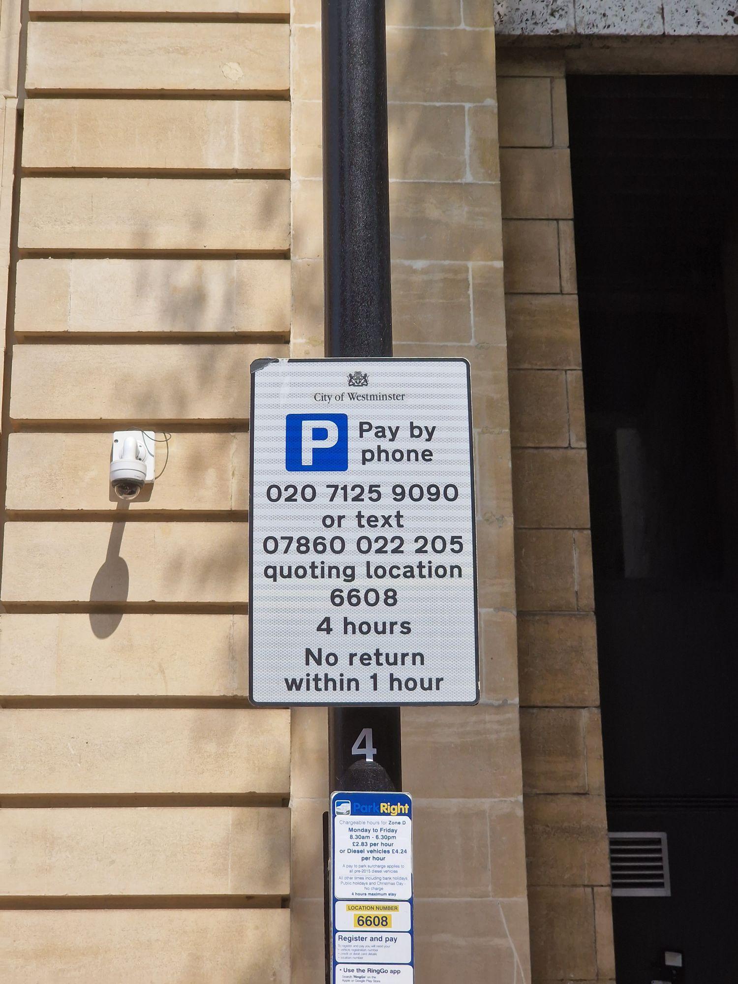 31 Tothill Street Parking | 31 Tothill Street , opposite 31, London ...
