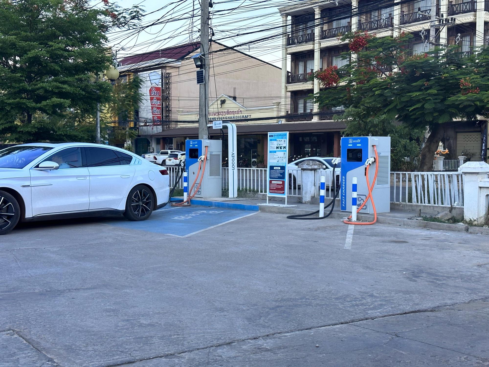 LOCA EV Fast Charging Station - The Kao Restaurant | Vientiane ...