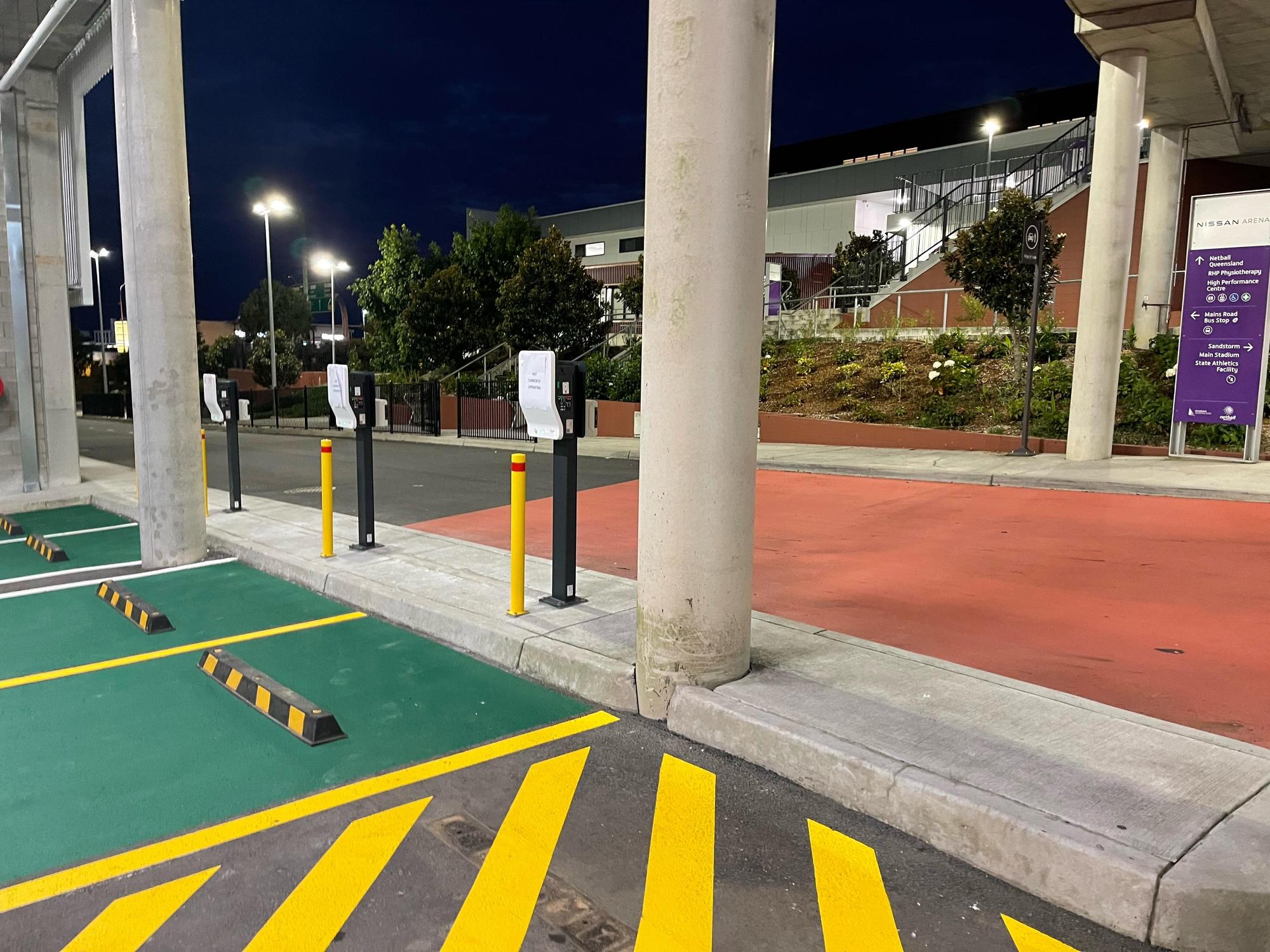Nissan Arena Car Park | Nathan, QLD | EV Station