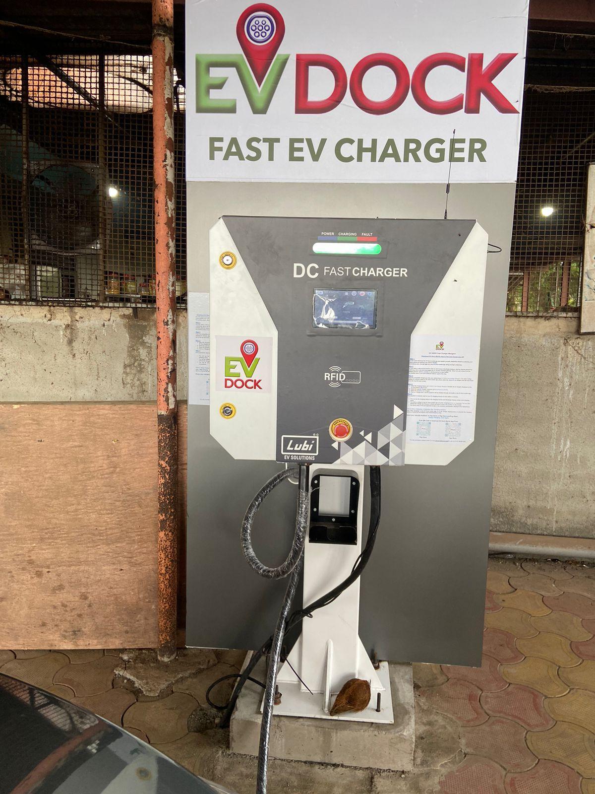 EV DOCK Fast Charging Station Mangaon | Indapur, MH | EV Station