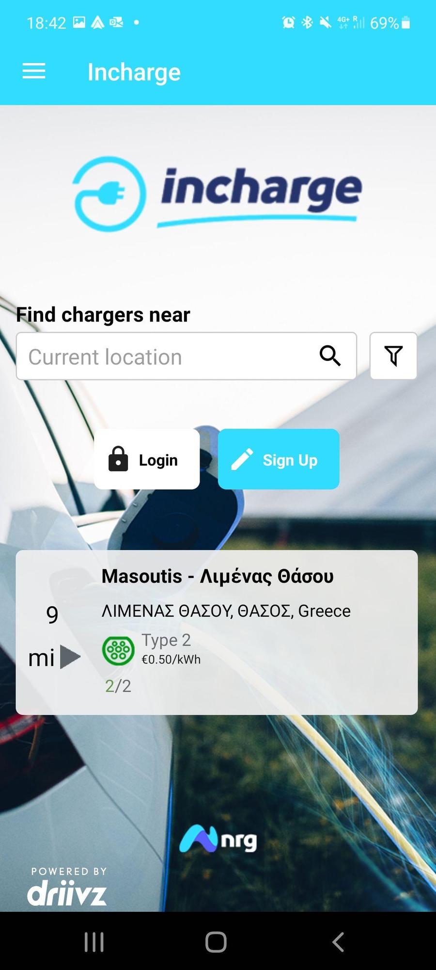 nrg incharge - Masoutis Market | Λιμενας Θασου, Limenas Thassos 640 04, Greece | EV Station