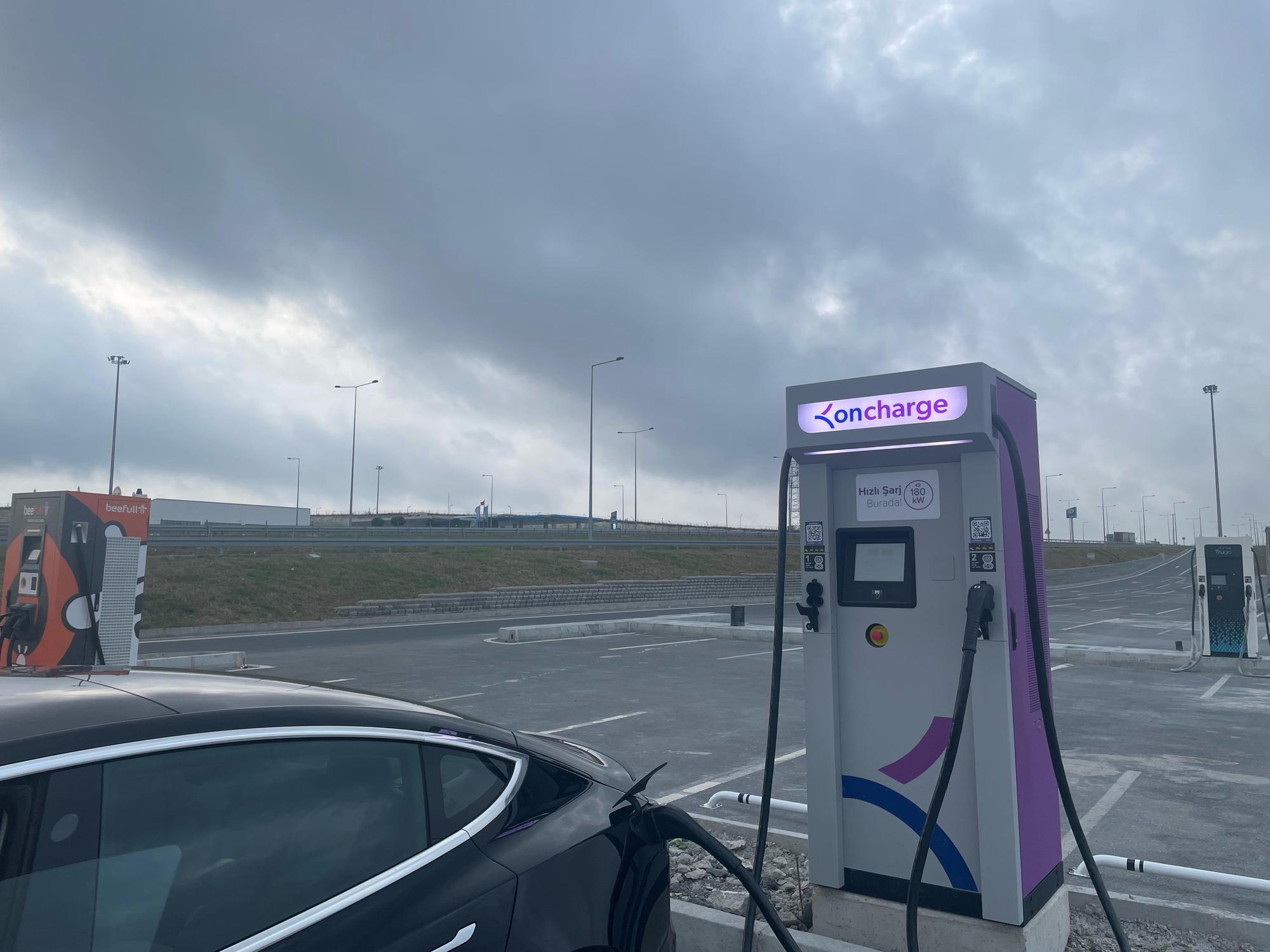 oncharge - Nakkaş Güney OHT | Kuzey Marmara Otoyolu | EV Station