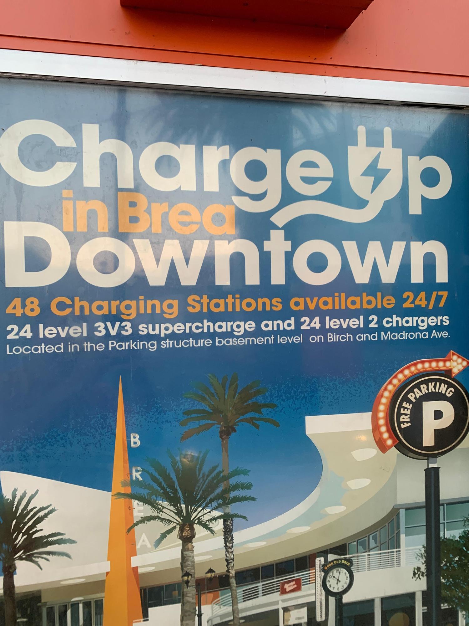 Brea Downtown Parking Structure (2) | Brea, CA | EV Station