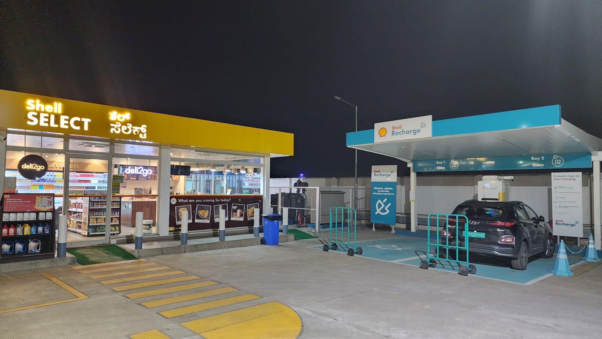 Shell select Fuel Station (120kw) | Southegowdanahalli, KA | EV Station