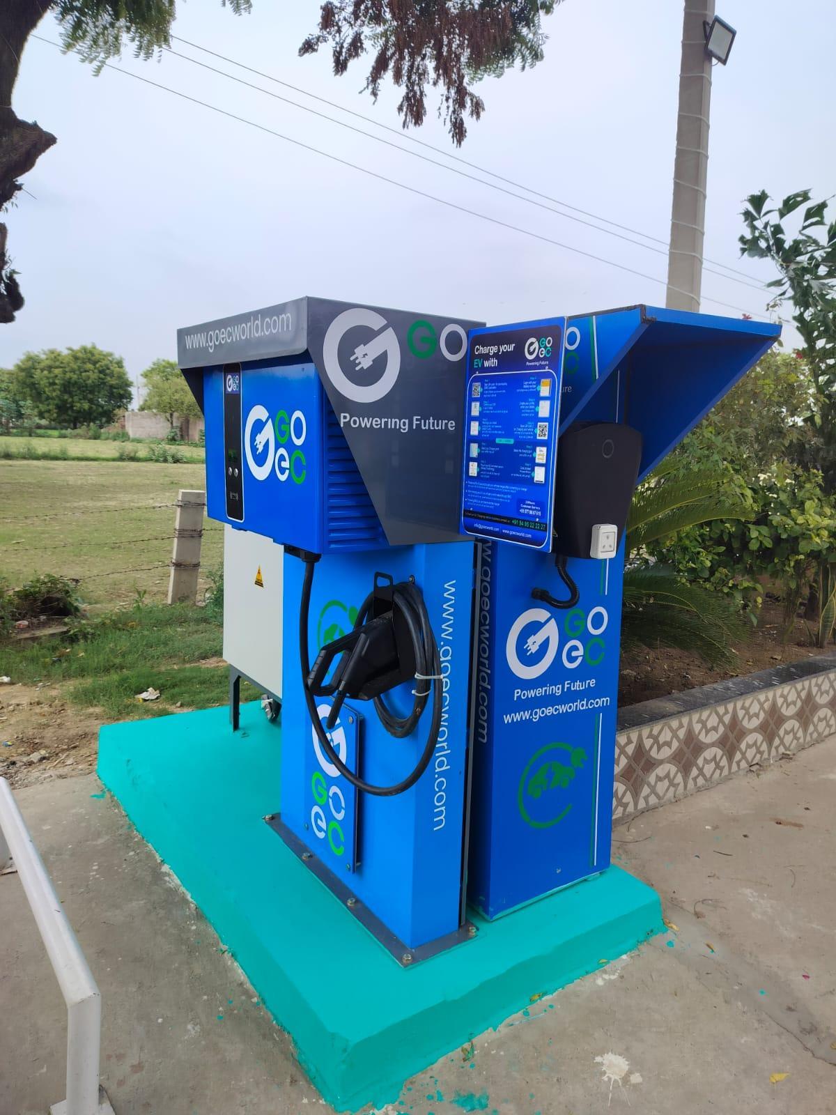 GO EC - Rajputana EV Super charging station | Birai, UP | EV Station