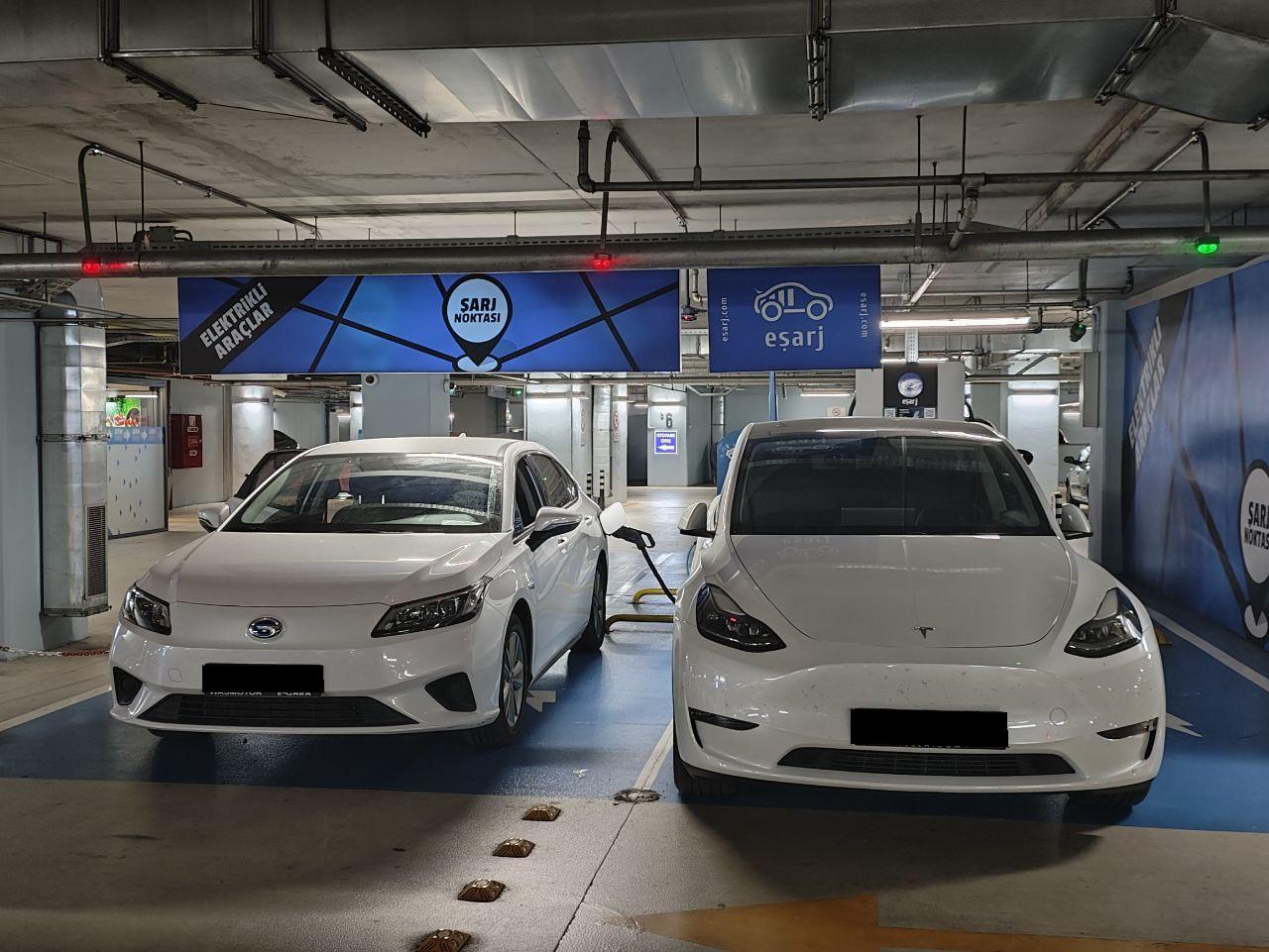 Ankara Next Level AVM // Eşarj // 120kW | Next Level AVM Otoparkı | EV ...