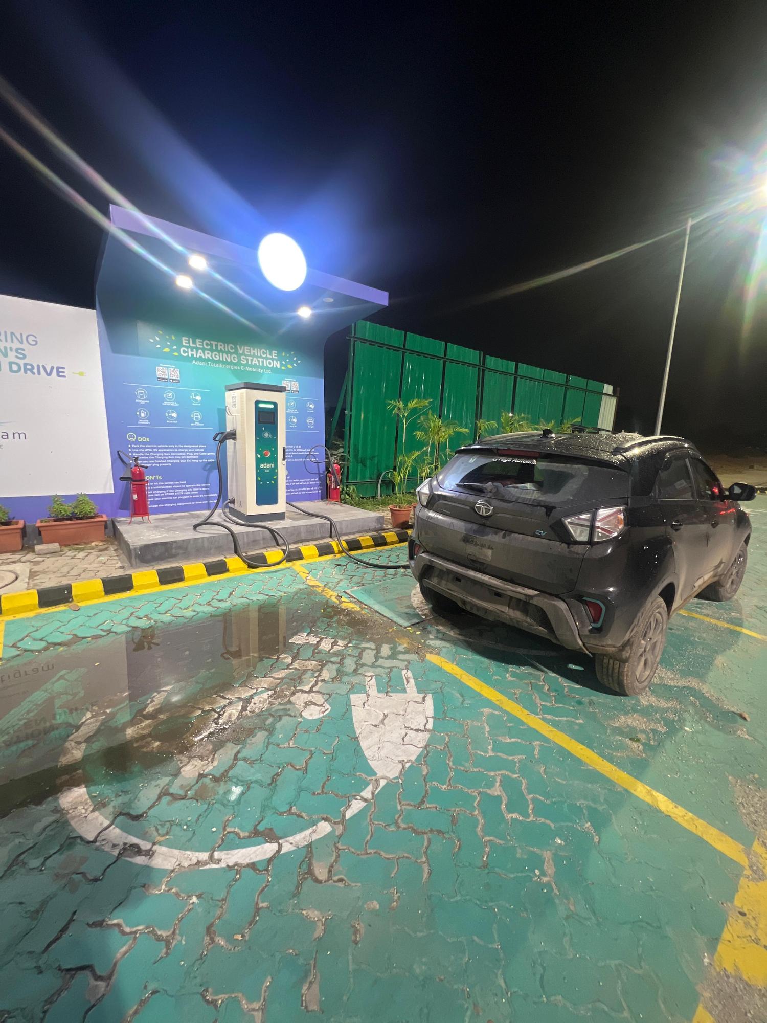 Adani Gas EV charging station | Shantigram, GJ | EV Station