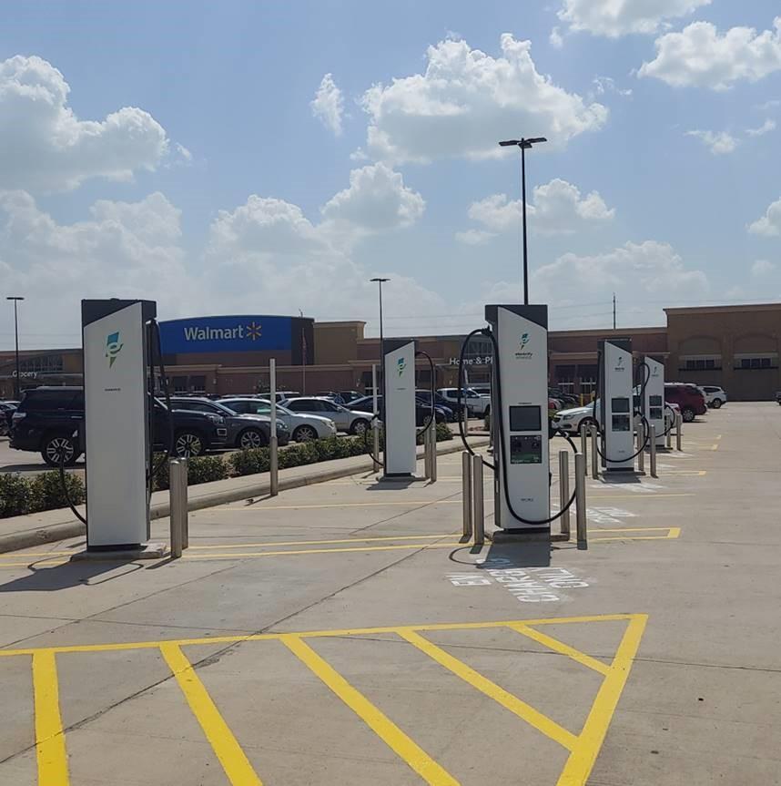 Walmart ev charging stations store
