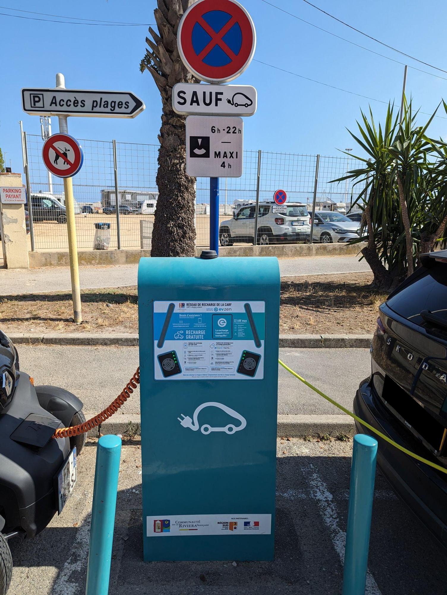 evzen | Menton, Provence-Alpes-Côte d'Azur | EV Station