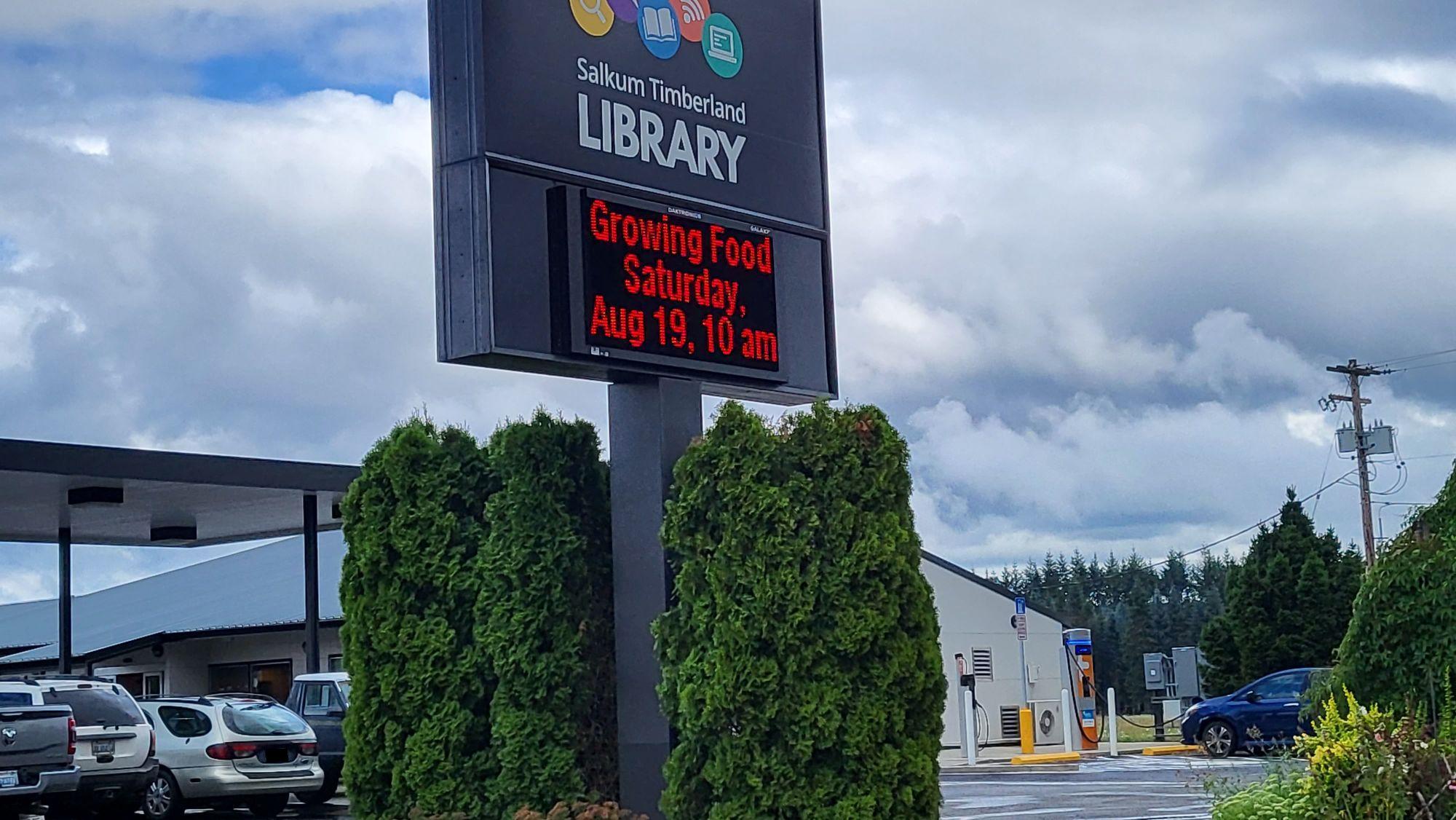 Salkum Timberland Library | Salkum, WA | EV Station