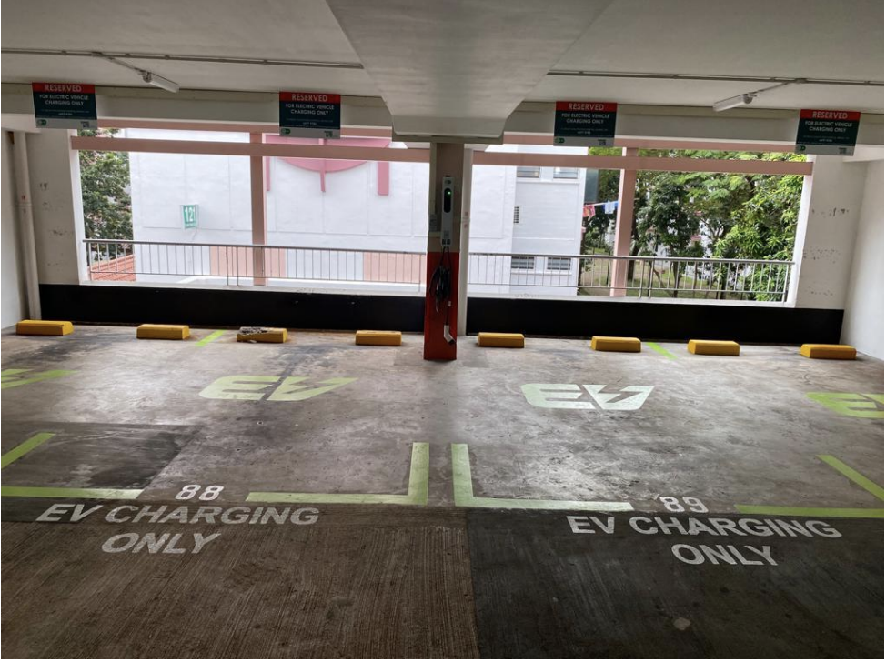 Charge+: HDB Blk121A MSCP TJ36, Deck 3A | 121A Yuan Ching Rd, Singapore ...