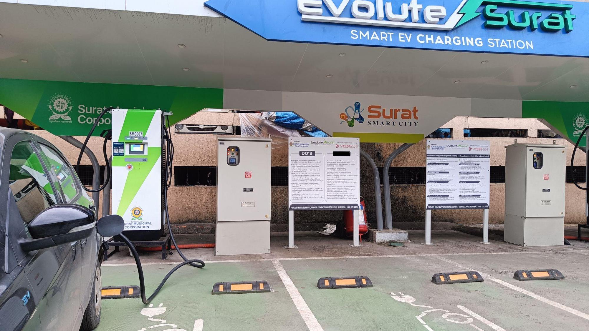 Evolute Surat,SMC Fast Charger (60kw) | Surat, GJ | EV Station