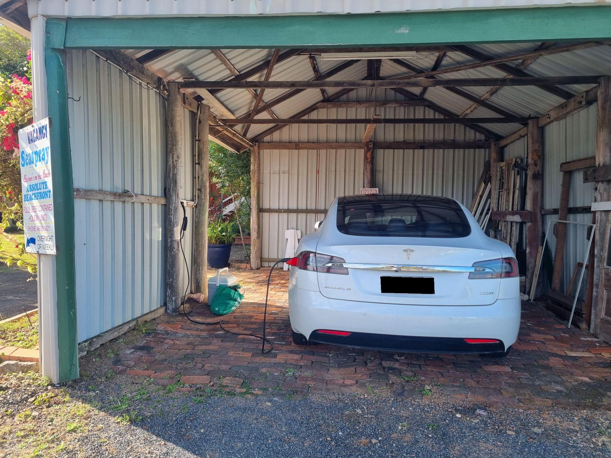 Seaspray Waterfront Holiday Units | Cooee Bay, QLD | EV Station