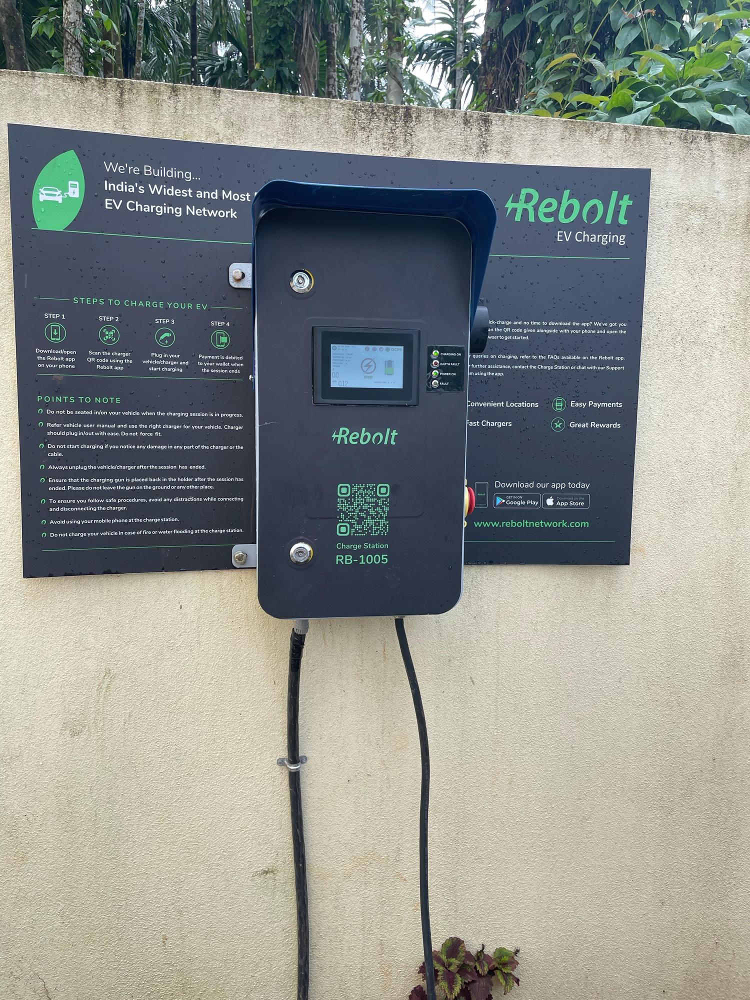 The Aurum Subramanya- Rebolt (7kw) | Subramanya, KA | EV Station