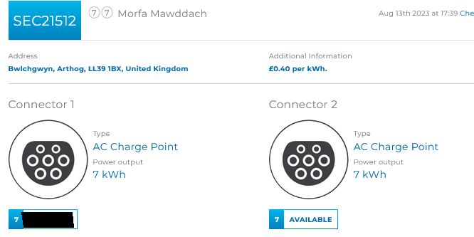 Morfa Mawddach | Bwlchgwyn, Arthog, LL39 1BX ,UK | EV Station