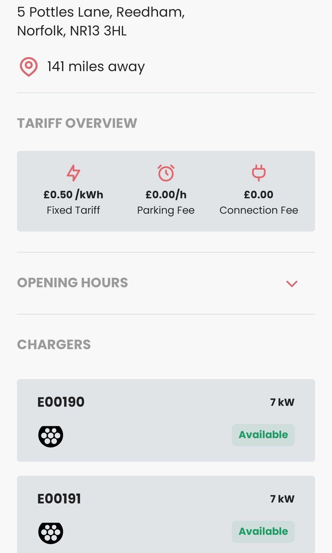Reedham Village Hall | Reedham, England | EV Station