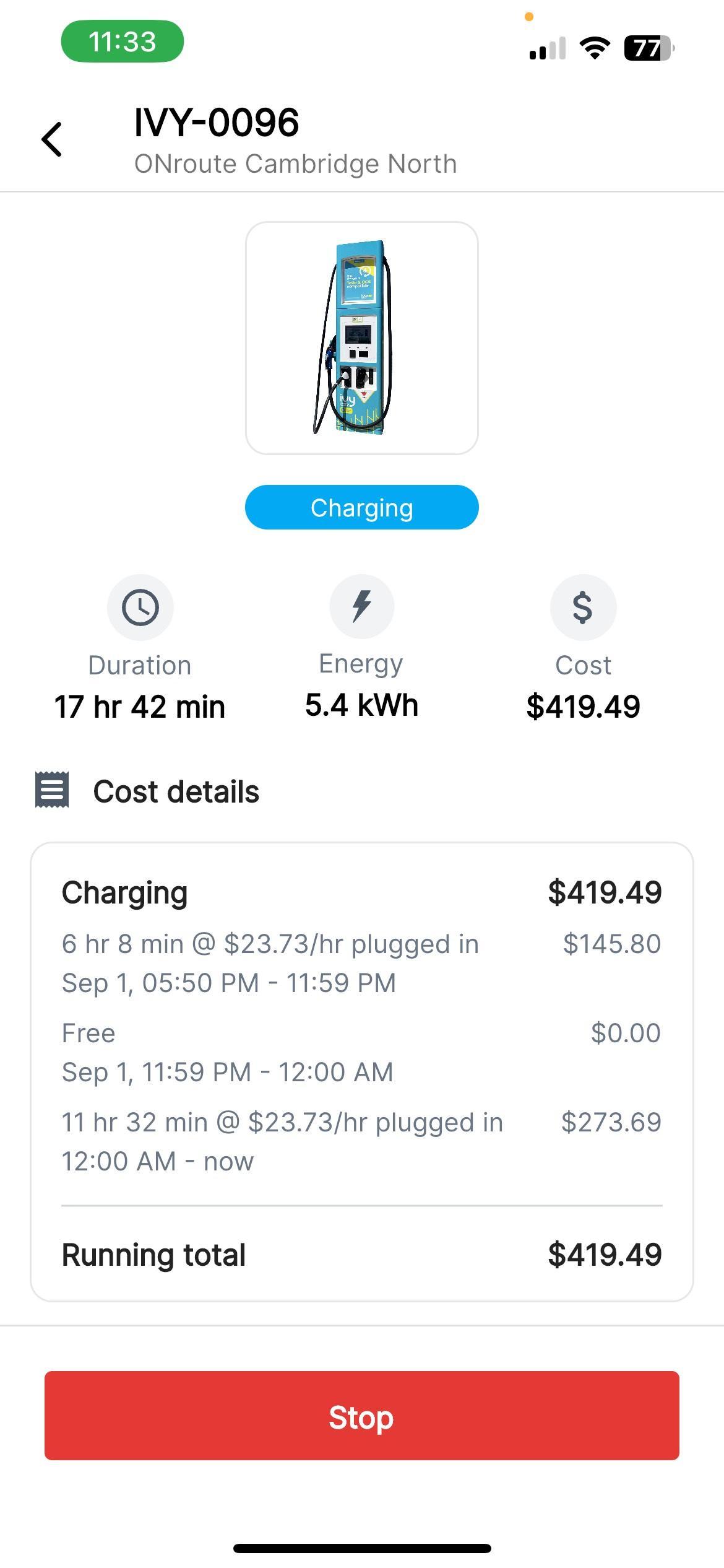 ONroute Cambridge North 401-Westbound | Cambridge, ON | EV Station