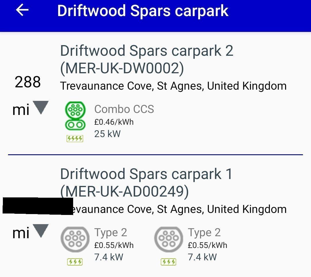 Driftwood Spars Car Park | 18 Rocky Ln, Saint Agnes TR5 0SA, UK | EV ...