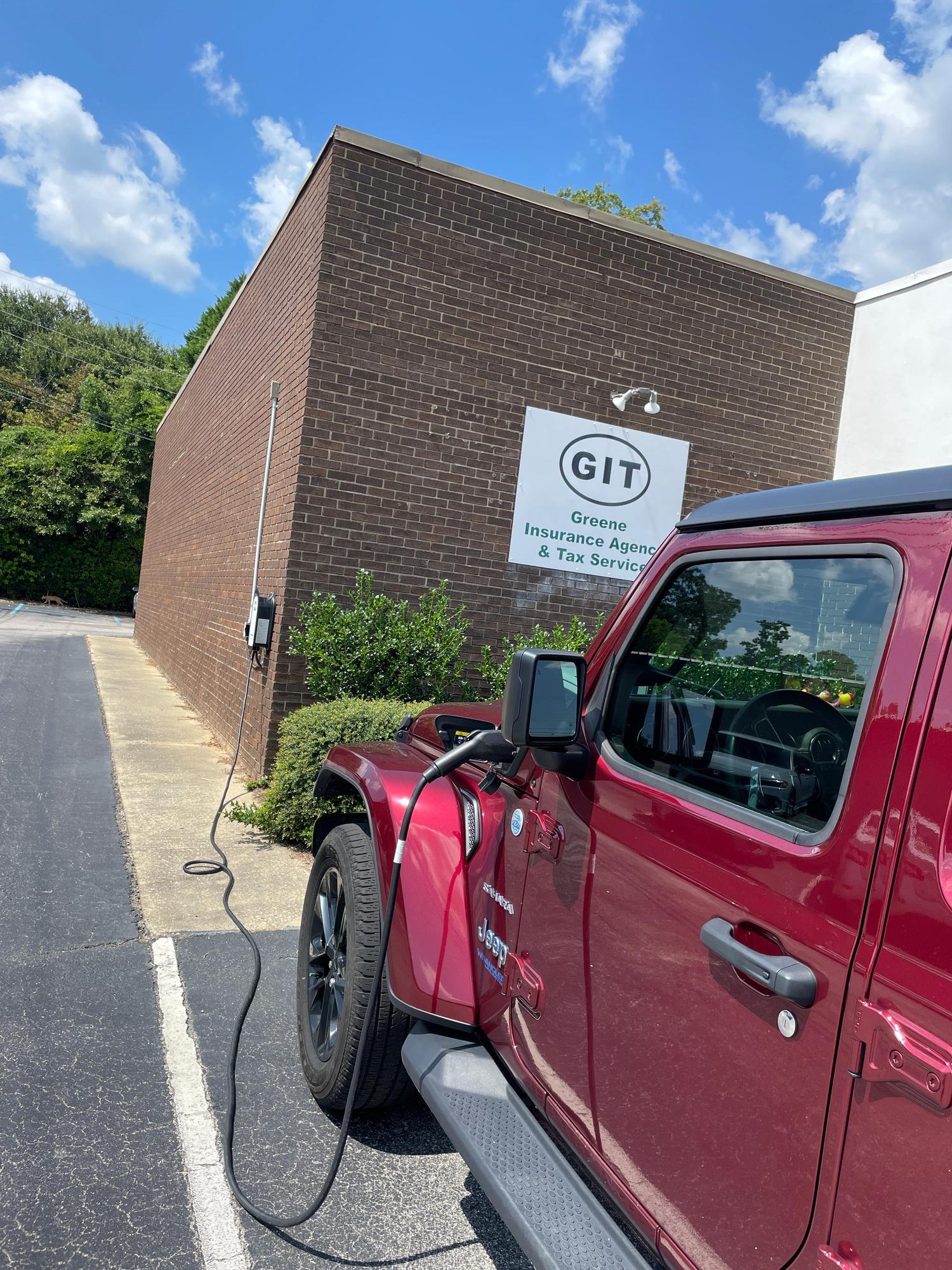Greene Insurance Agency & Tax Service | Sumter, SC | EV Station
